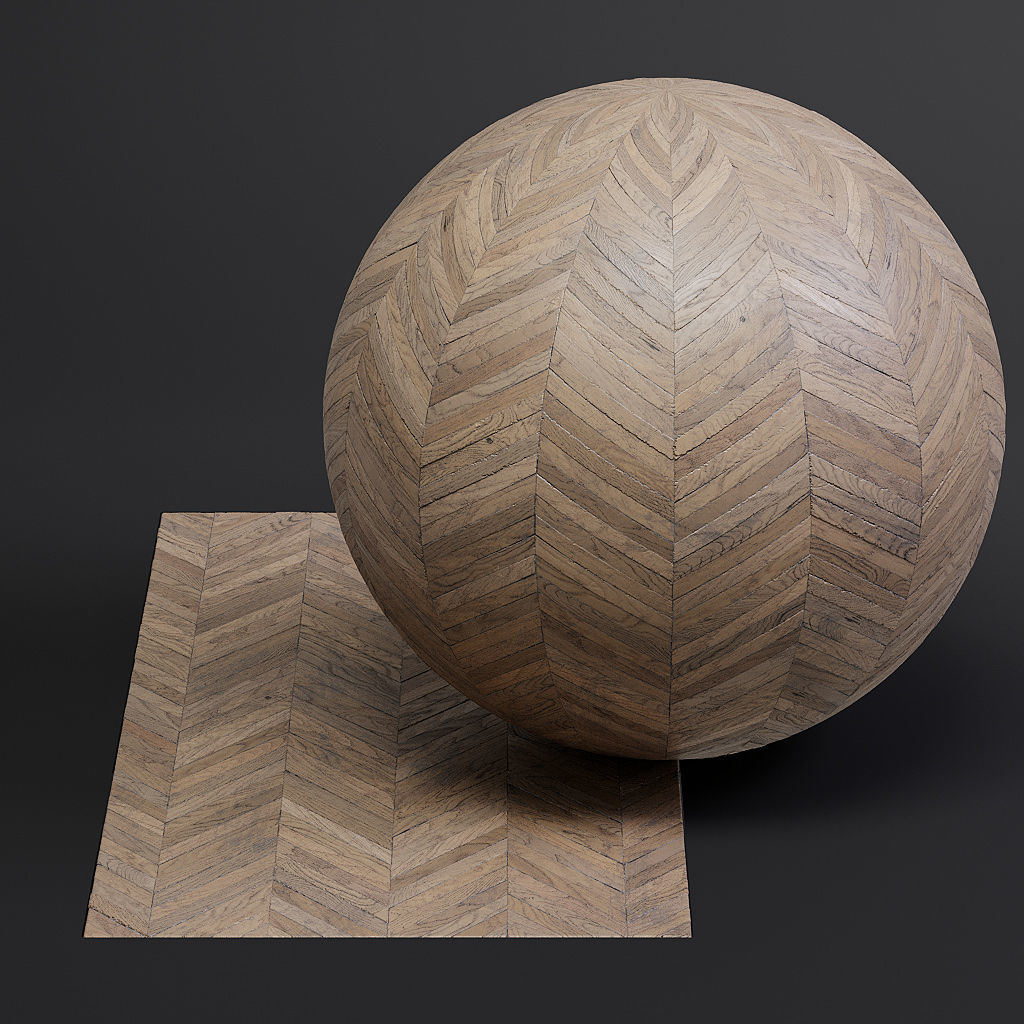 Texture Parquet vol02 French Chevron 8K Seamless PBR Materials VR / AR ...