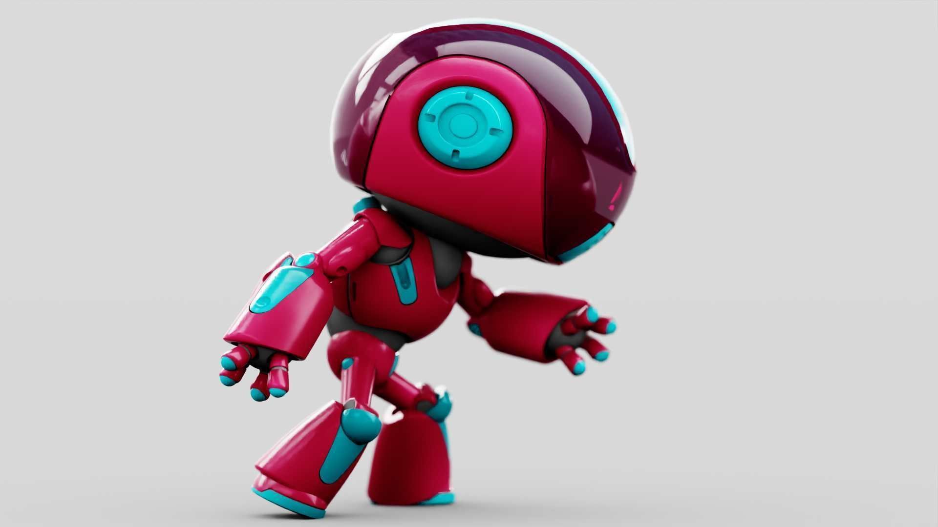 TOY BOT BENDY RIGGED 3D model rigged | CGTrader