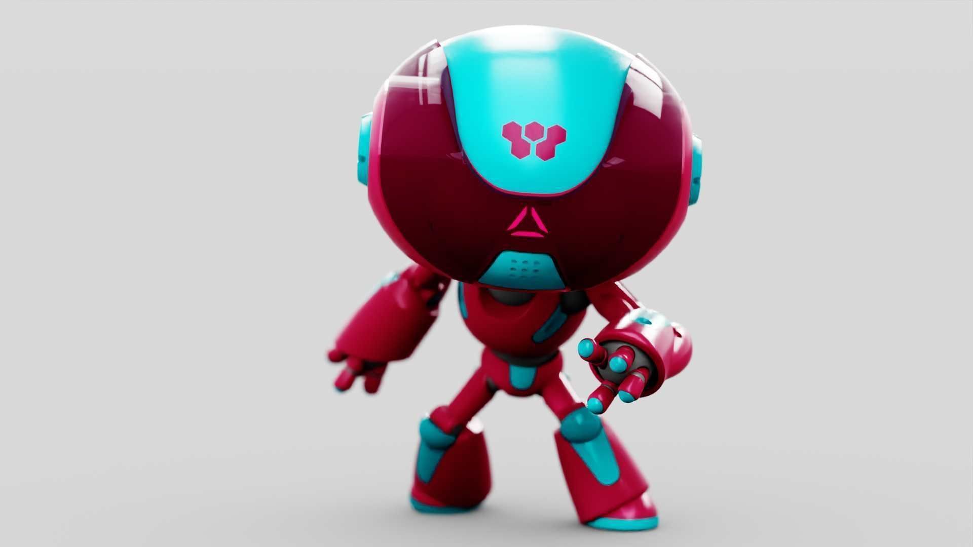 TOY BOT BENDY RIGGED 3D model rigged | CGTrader