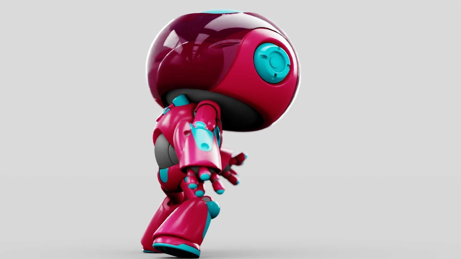 TOY BOT BENDY RIGGED 3D model rigged | CGTrader