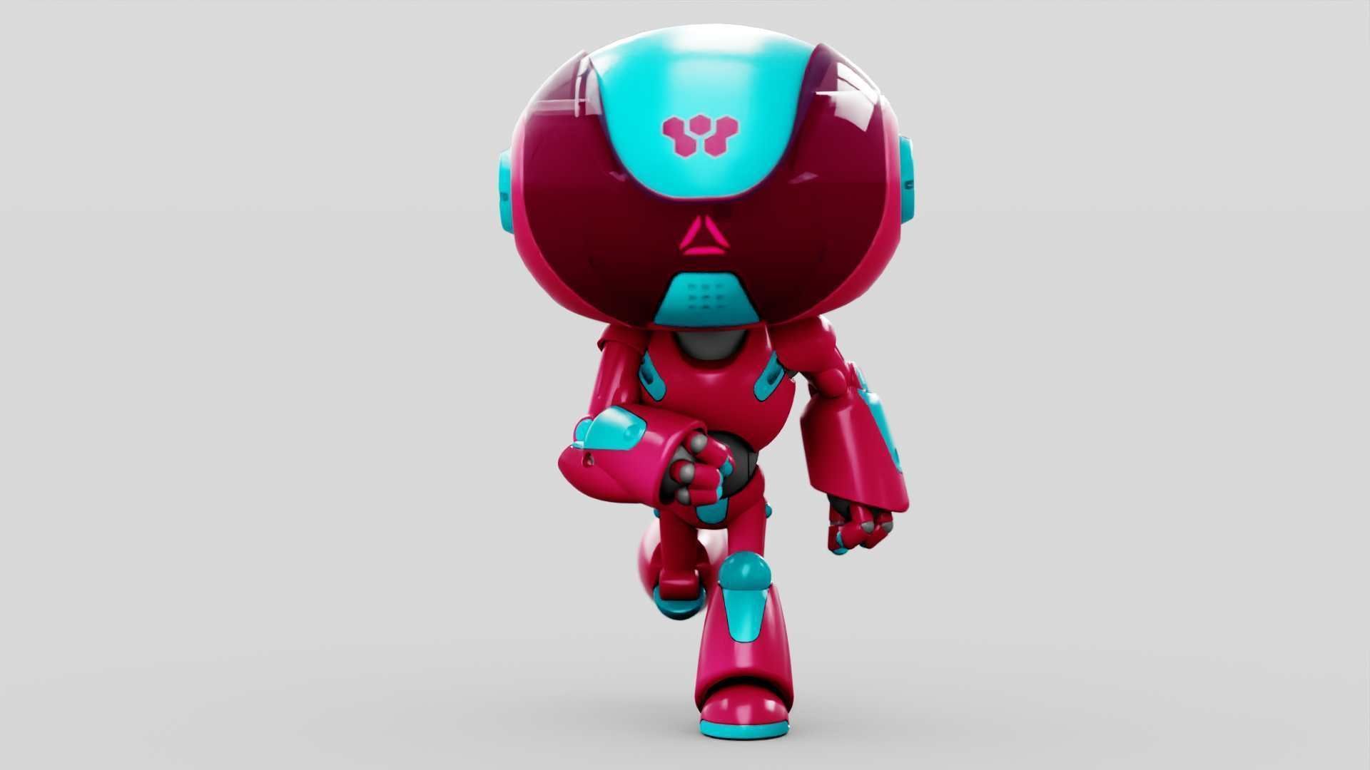 TOY BOT BENDY RIGGED 3D model rigged | CGTrader