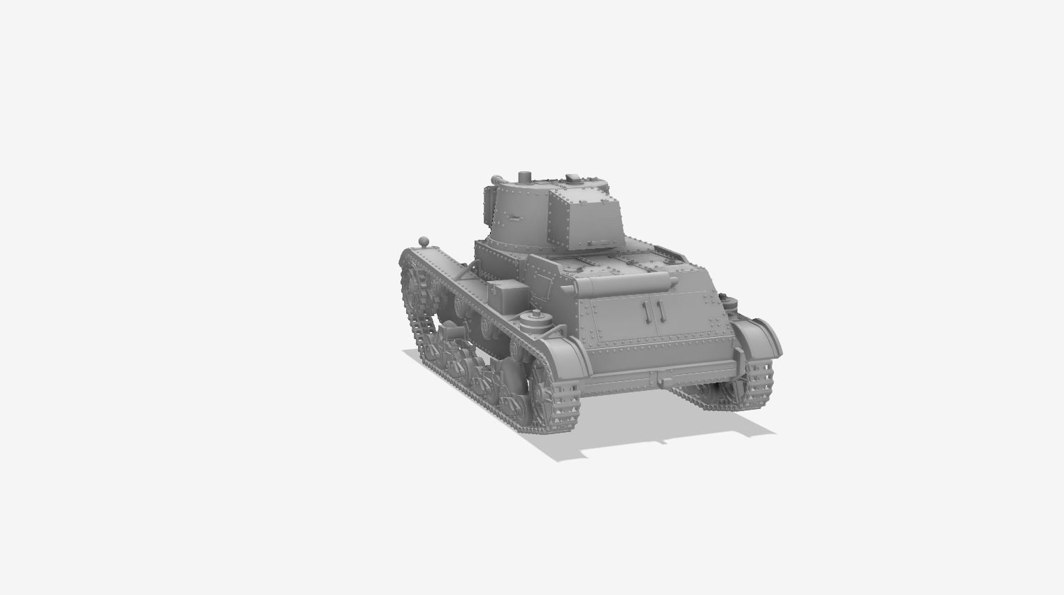 PZI 7TP - 1-100 scale 3D model 3D printable | CGTrader