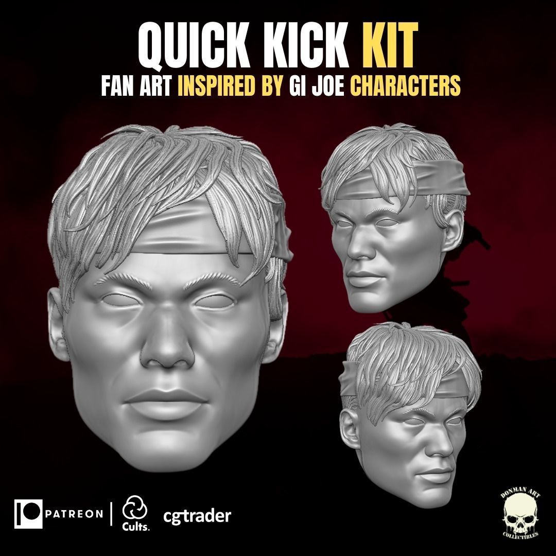 Quick Kick Kit 3D printable File For Action Figures 3D model 3D ...