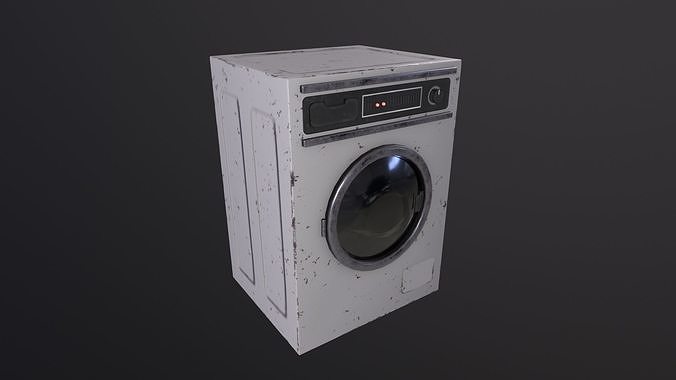 3D model Old Washing Machine 3D Model VR / AR / low-poly | CGTrader