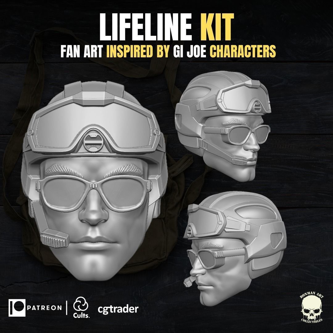 Lifeline Kit 3D printable File For Action Figures 3D model 3D printable ...