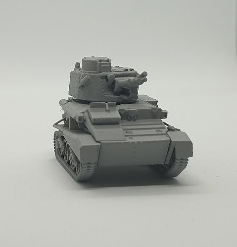 Light tank Mark VI - 1-100 scale 3D model 3D printable | CGTrader