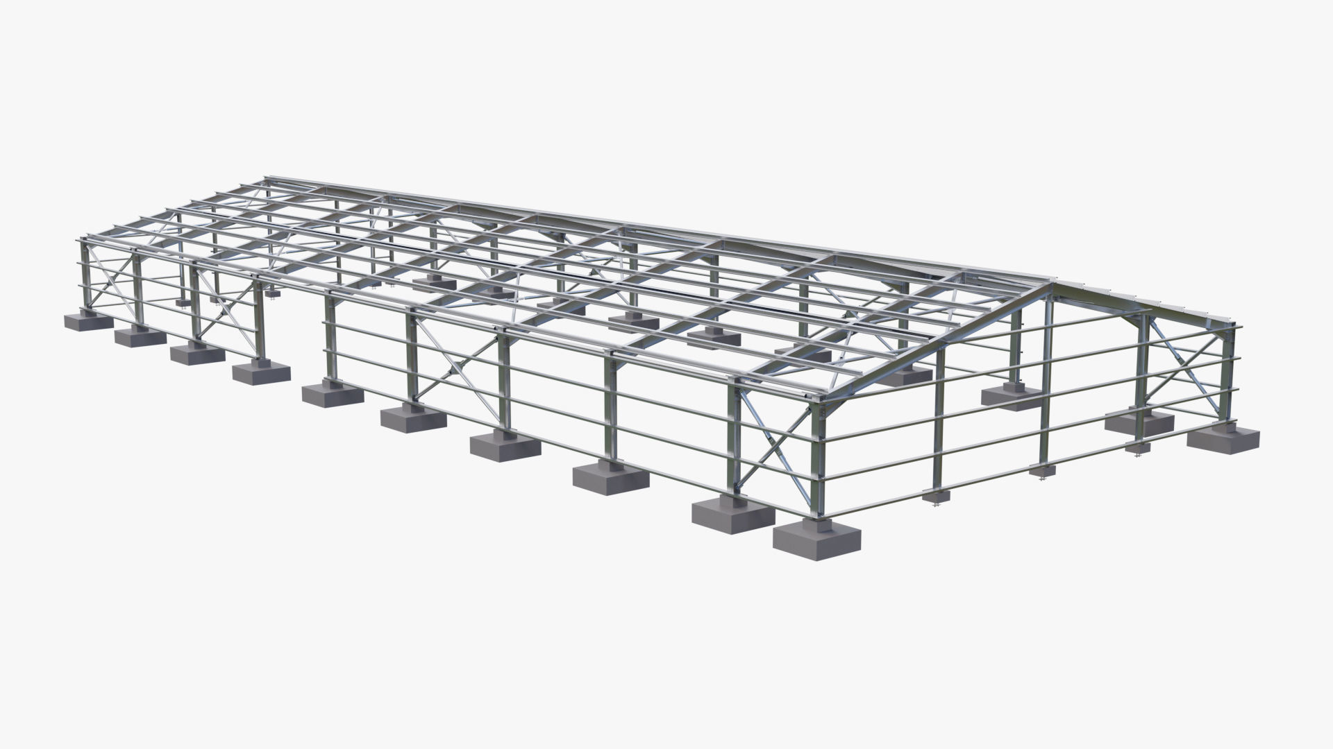 Steel Structure Building 3D model | CGTrader