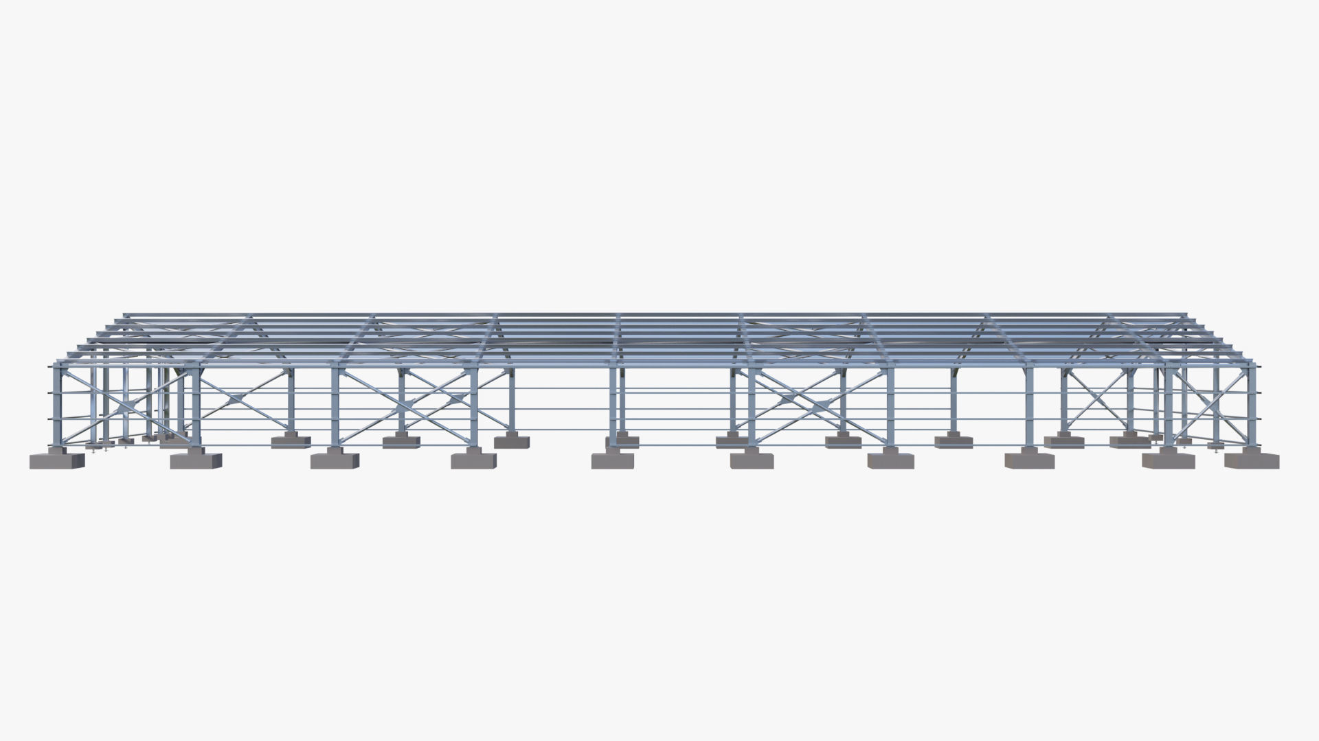 Steel Structure Building 3D model | CGTrader