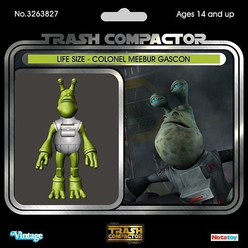 Life Size Colonel Meebur Gascon Clone Wars Star Wars 3D model 3D ...