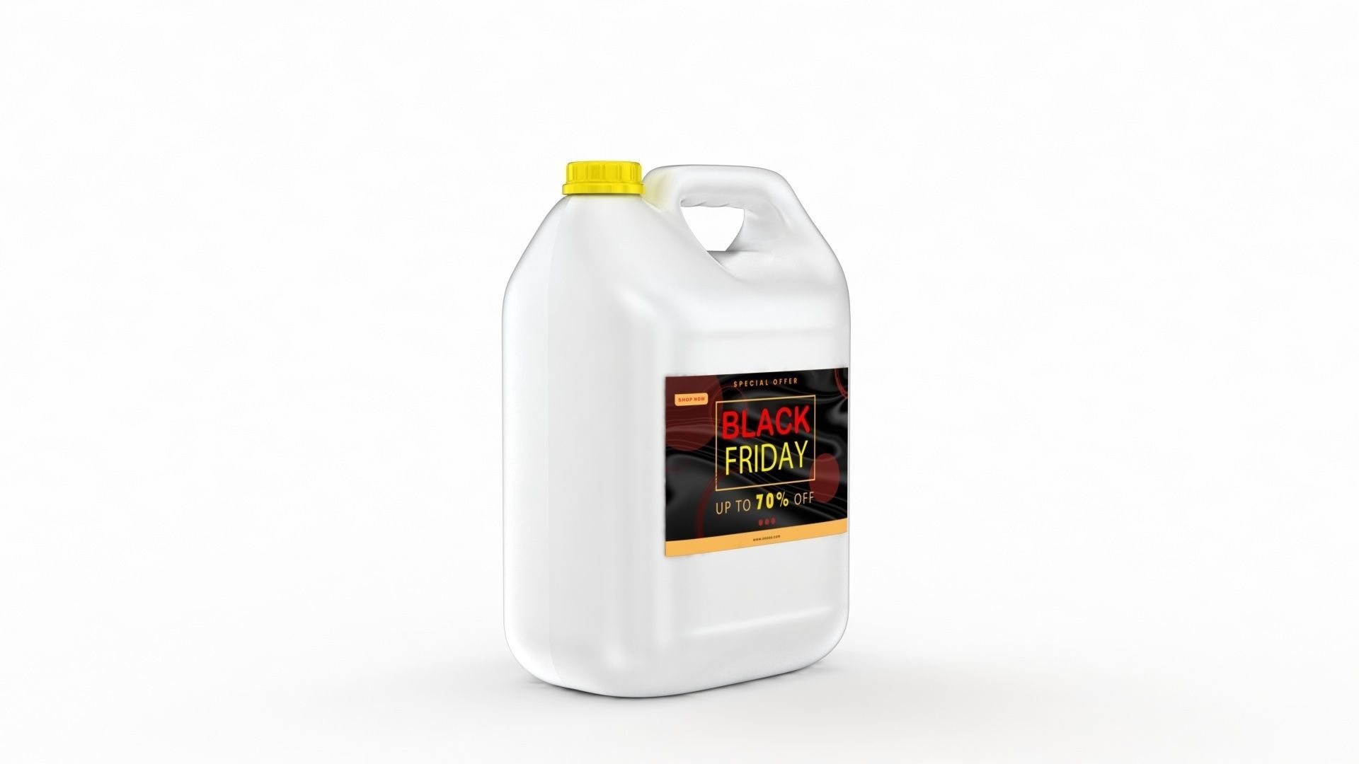 3D model Plastic gallon 5L VR / AR / low-poly | CGTrader