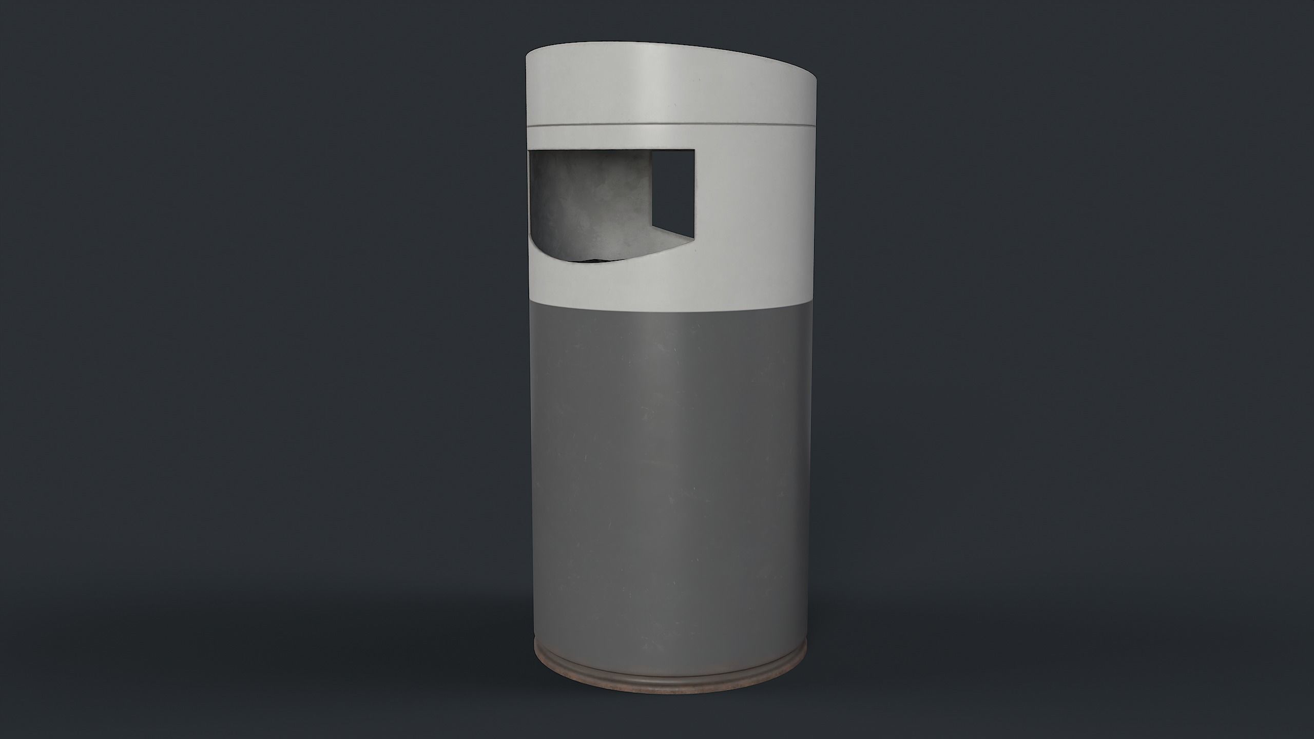 3D model Street Trash Can 9 PBR Game Ready VR / AR / low-poly | CGTrader