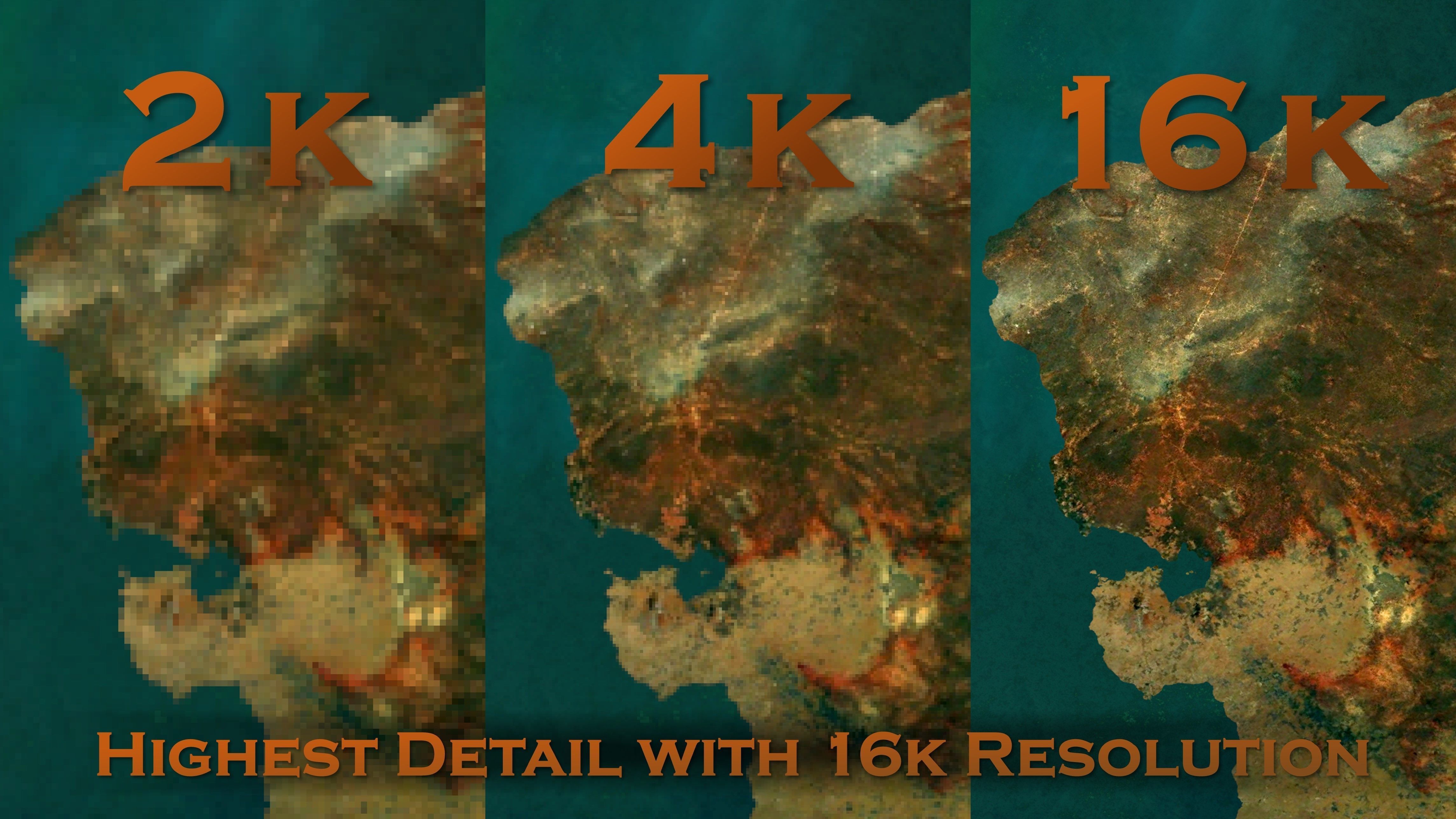 Exotic Planet 03 - 16k 3D model | CGTrader