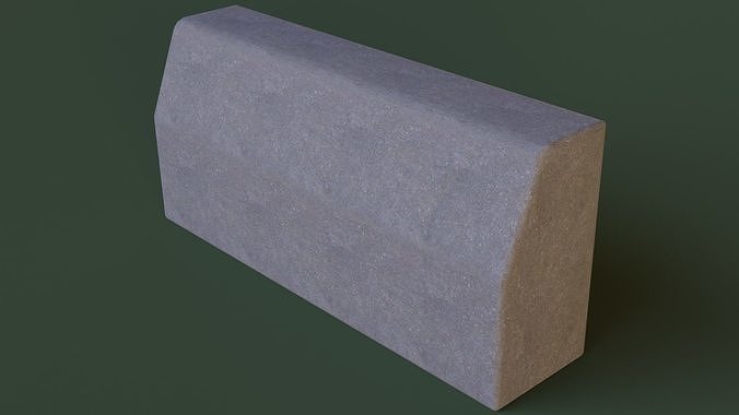 3D model Curbstone Border VR / AR / low-poly | CGTrader