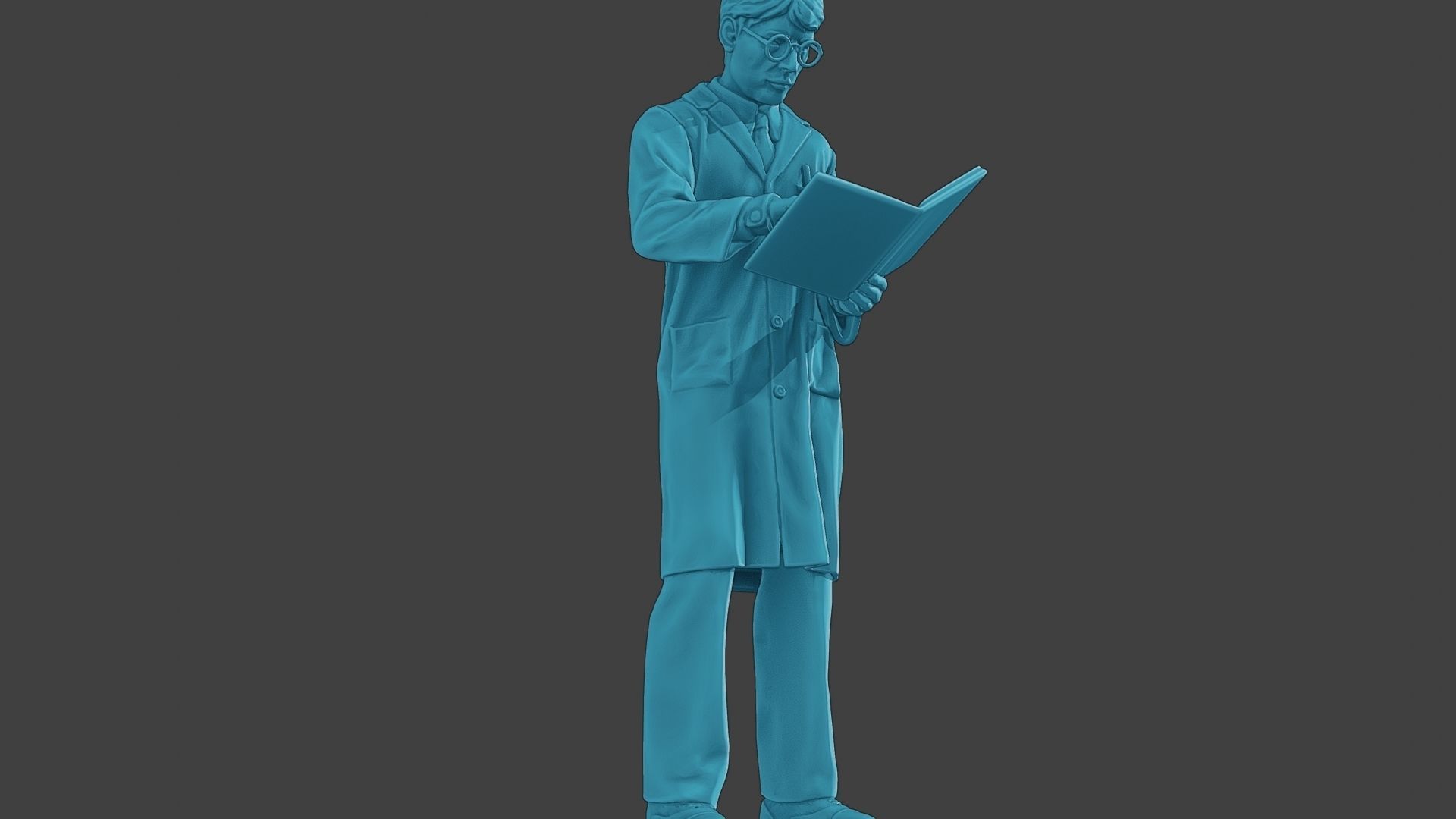 Scientist Male SM1 004 3D model 3D printable | CGTrader