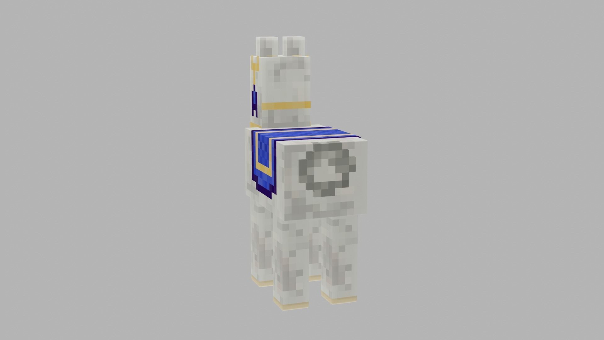 Minecraft Llama 3D model animated rigged | CGTrader