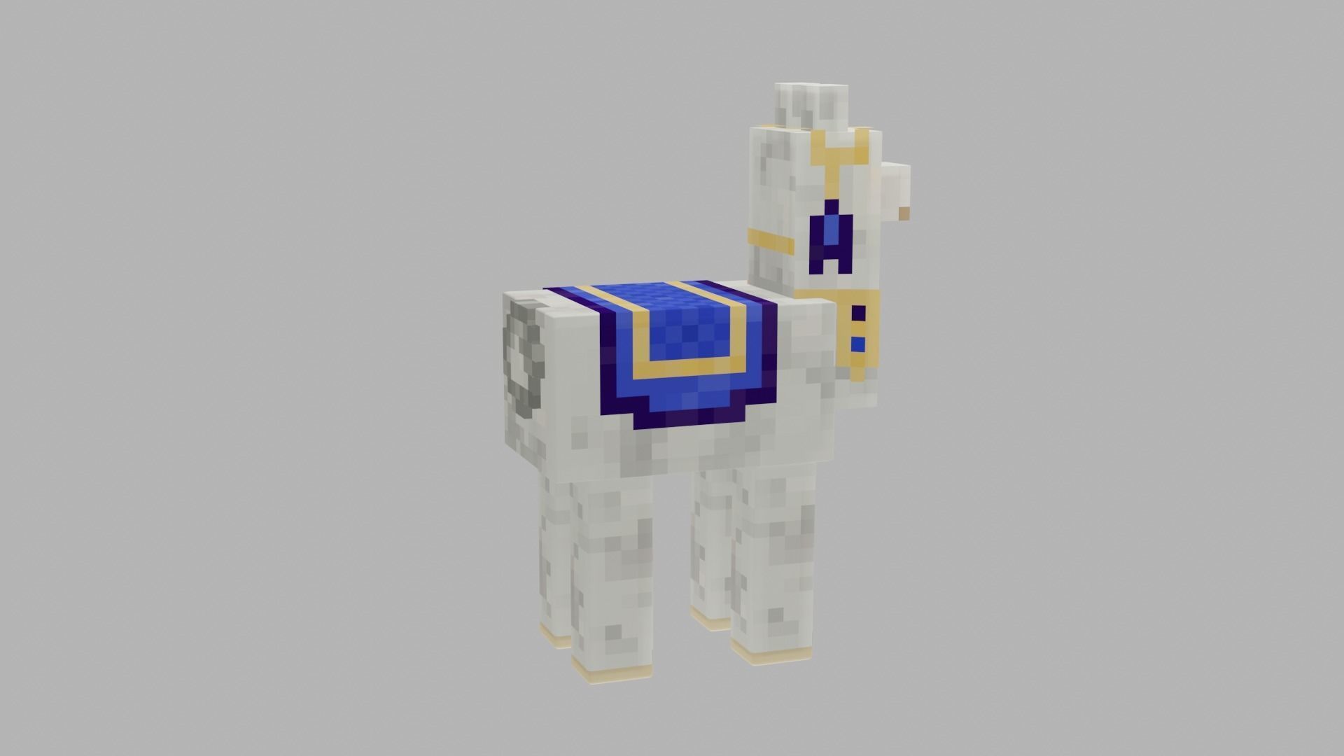 Minecraft Llama 3D model animated rigged | CGTrader