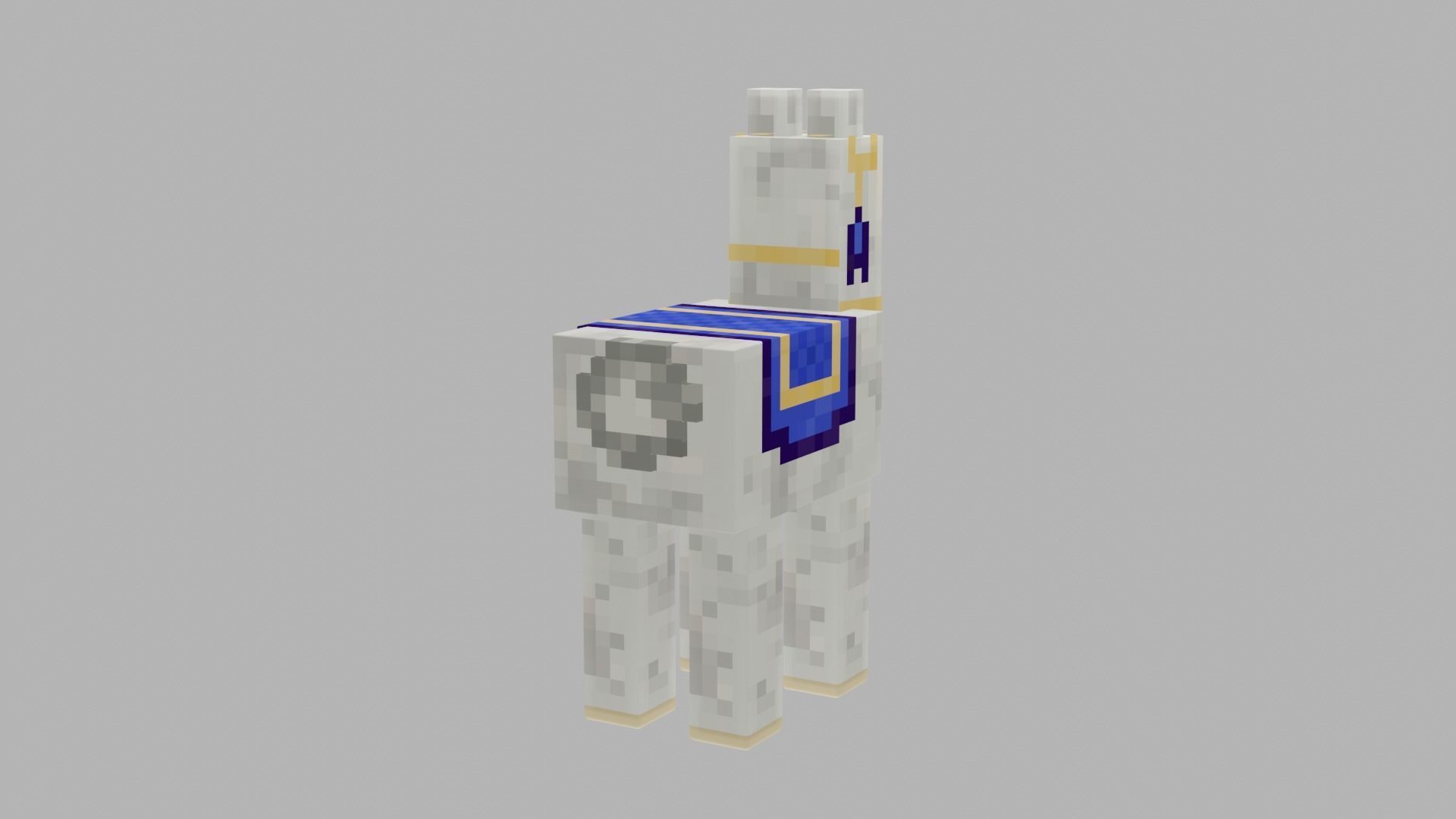 Minecraft Llama 3D model animated rigged | CGTrader