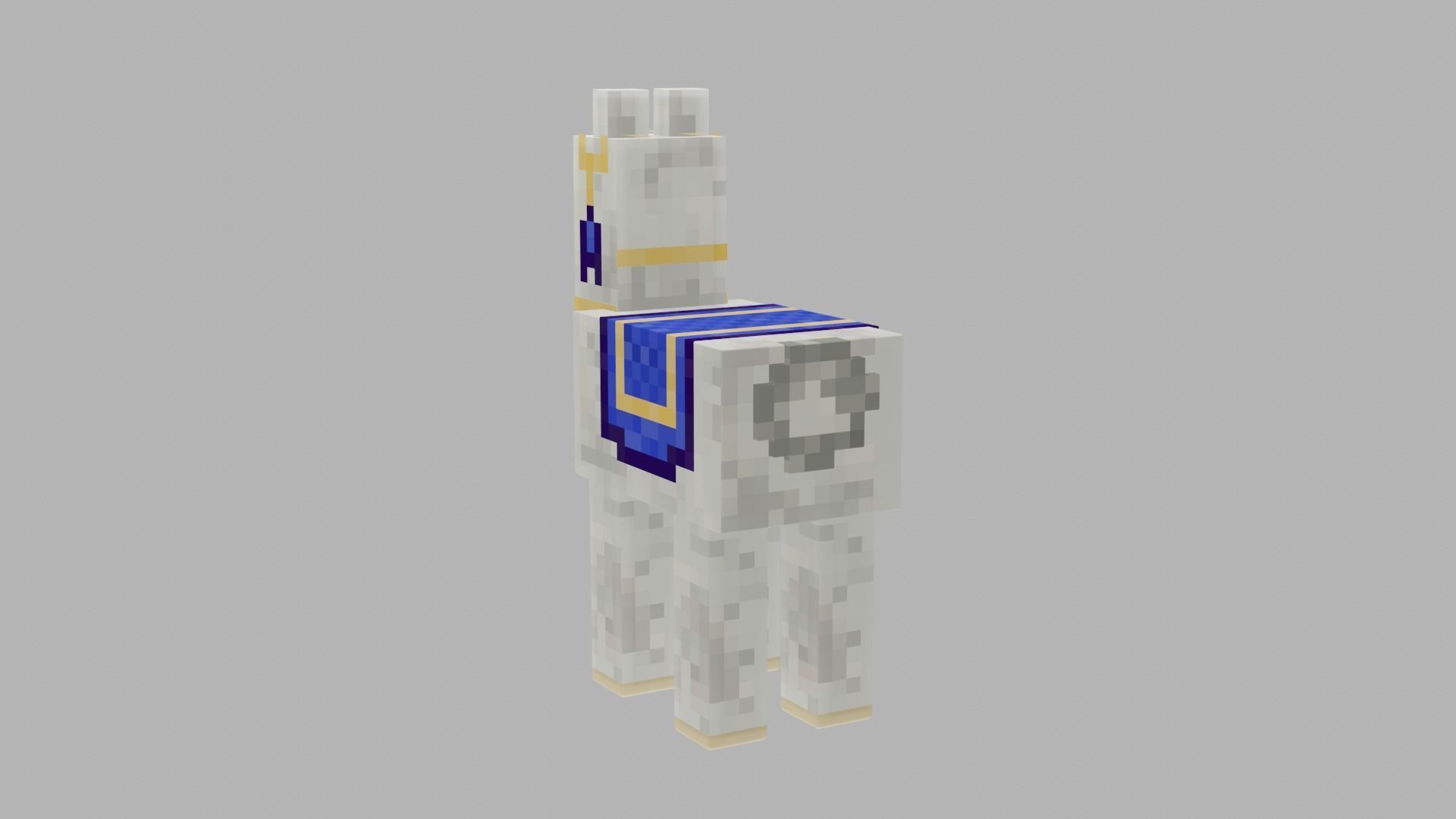 Minecraft Llama 3D model animated rigged | CGTrader