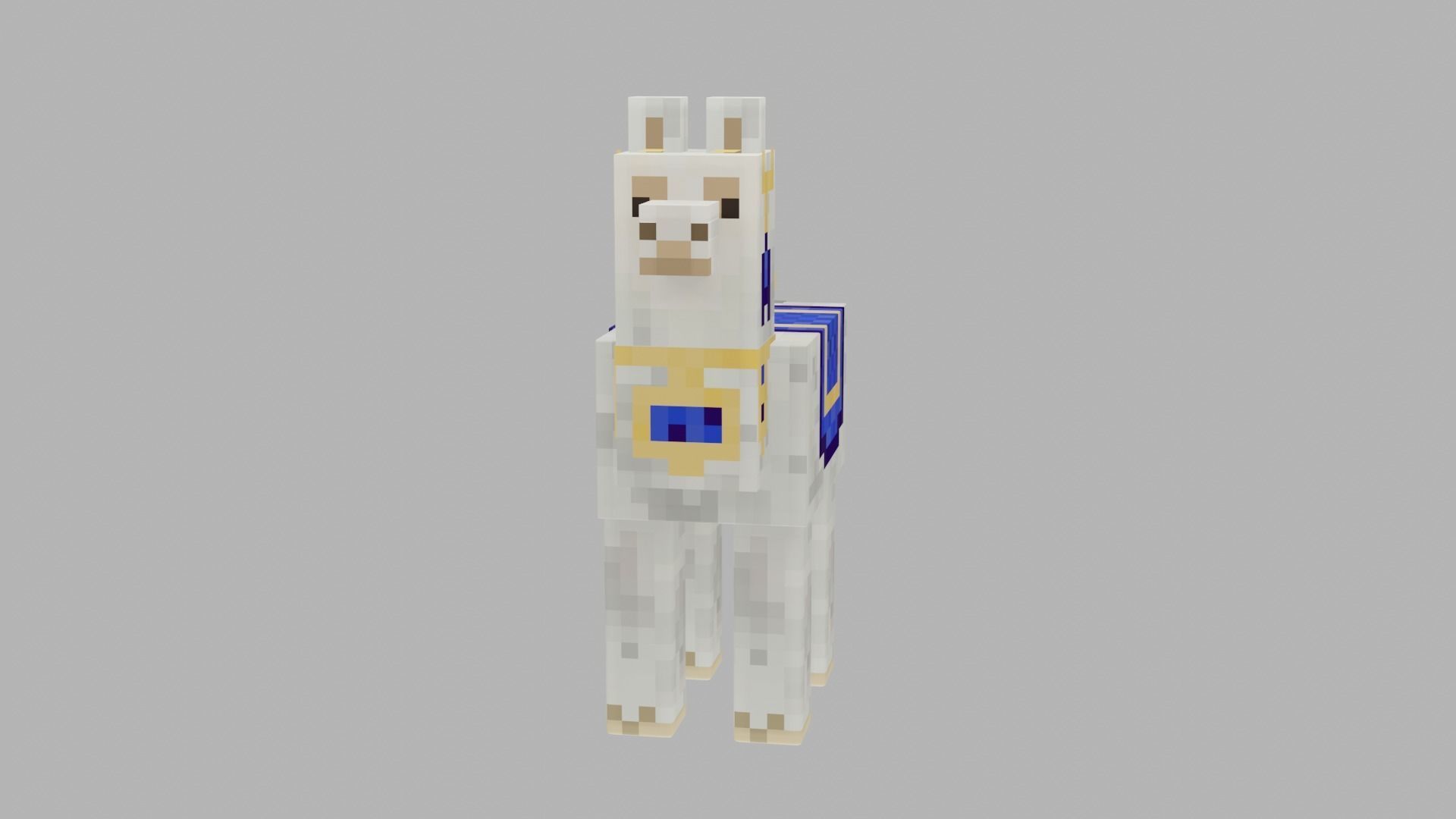 Minecraft Llama 3D model animated rigged | CGTrader