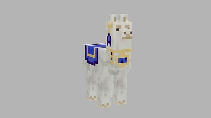 Minecraft Llama 3D model animated rigged | CGTrader