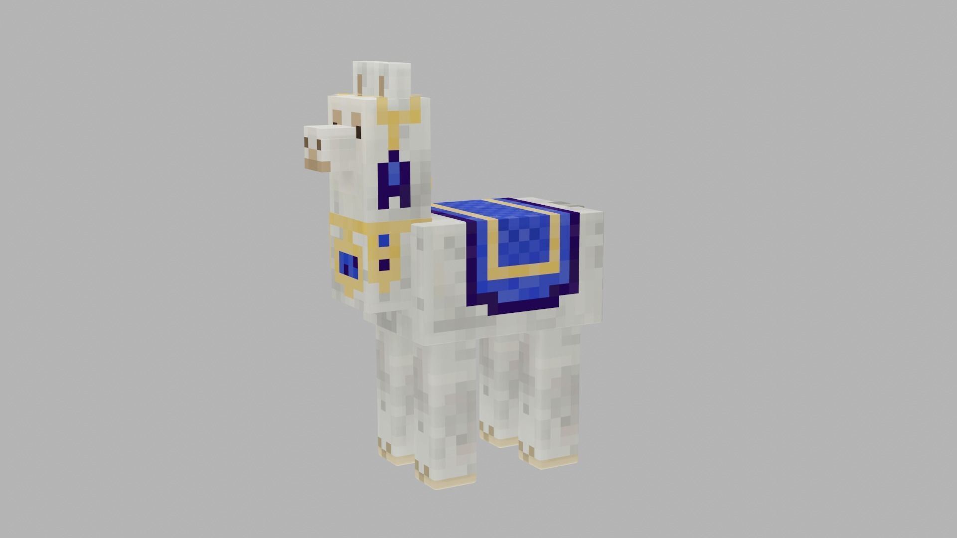 Minecraft Llama 3D model animated rigged | CGTrader