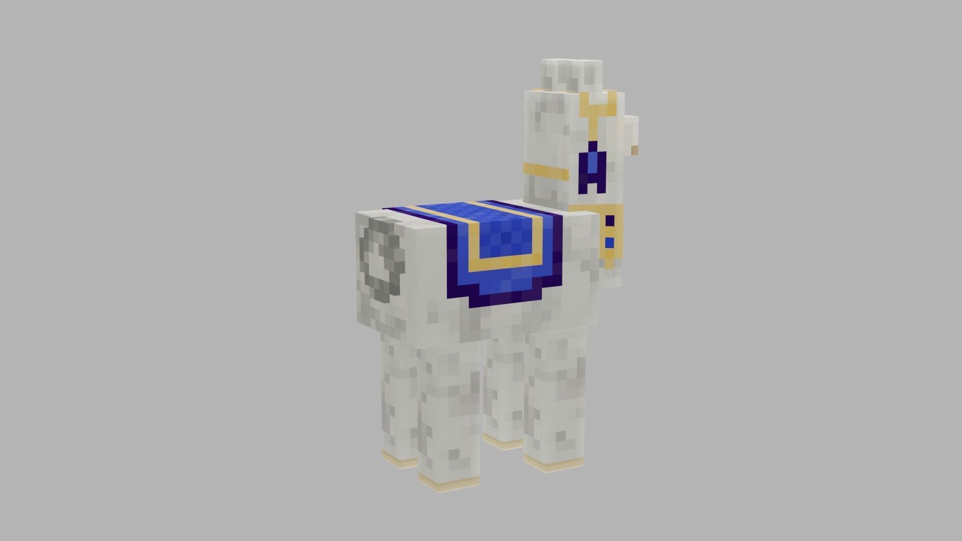 Minecraft Llama 3D model animated rigged | CGTrader