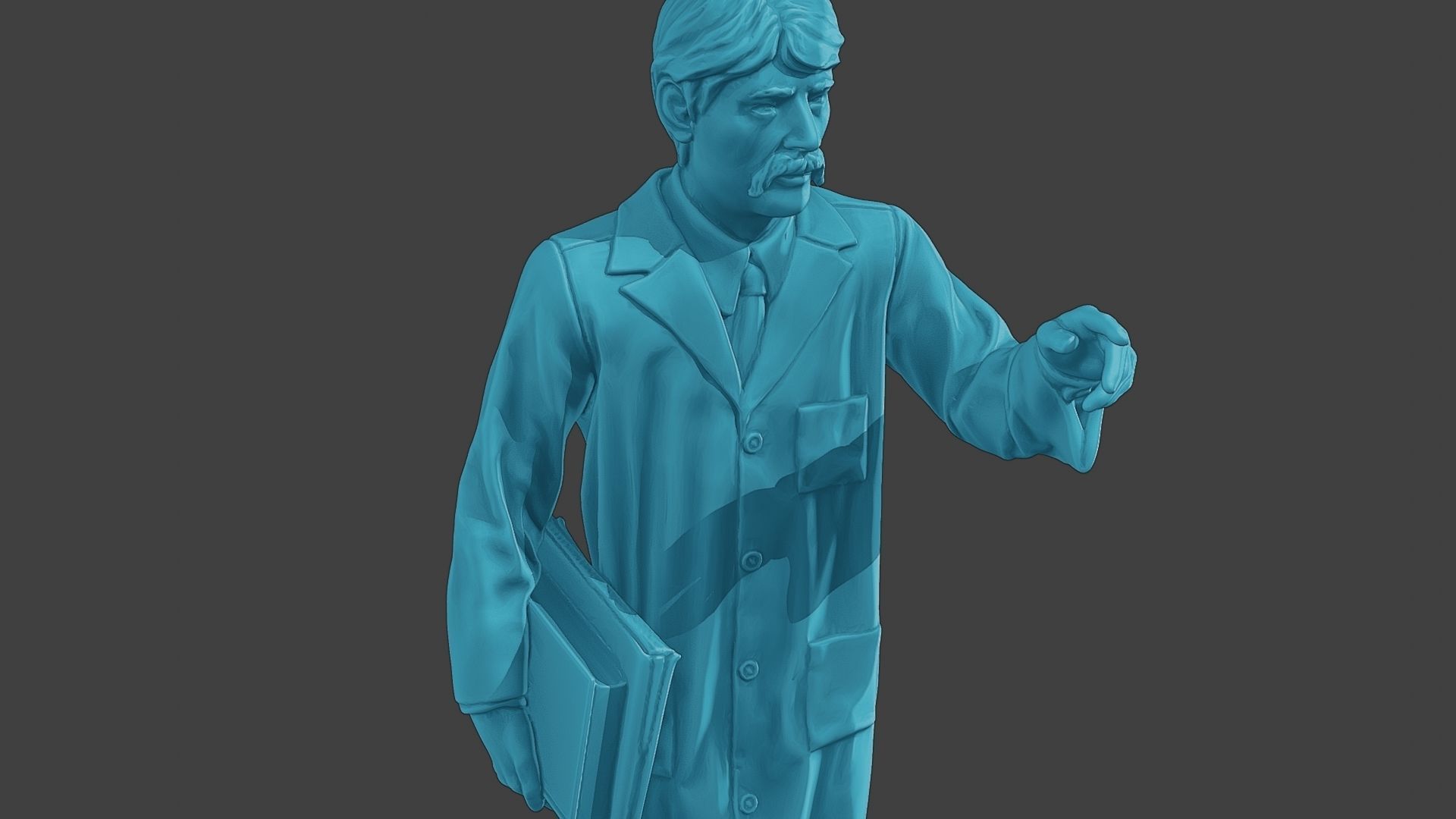 Scientist Male SM1 006 3D model 3D printable | CGTrader
