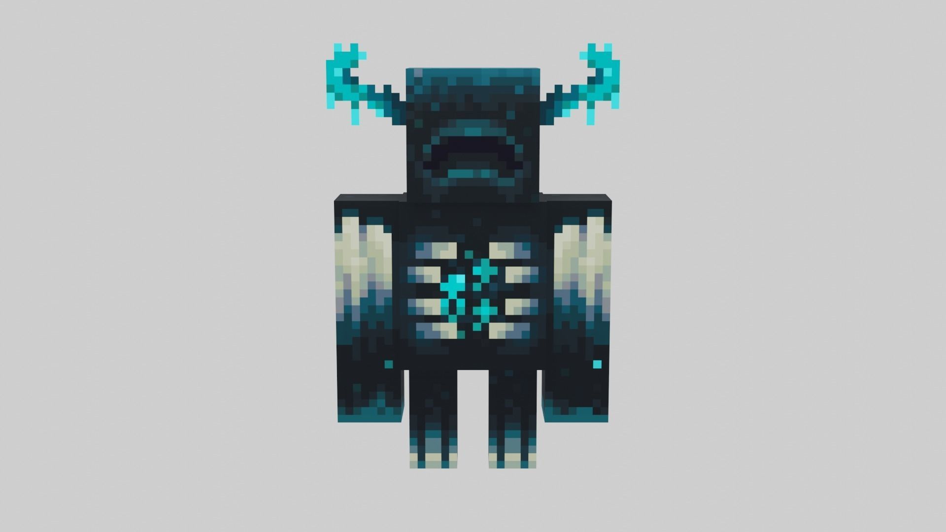 3D model Minecraft Warden VR / AR / low-poly | CGTrader