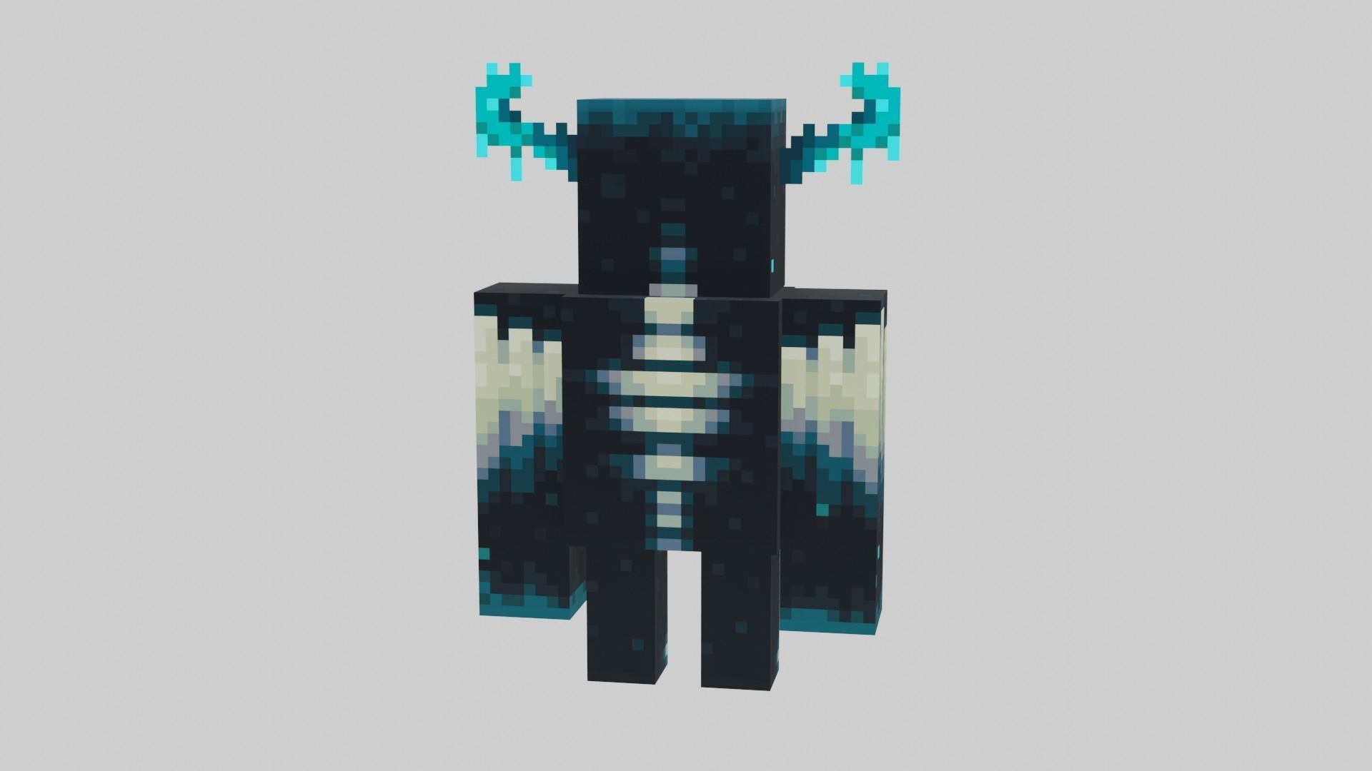 3D model Minecraft Warden VR / AR / low-poly | CGTrader