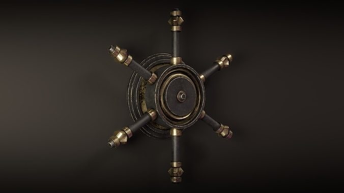 3D model Wheel Lever Mechanism VR / AR / low-poly | CGTrader