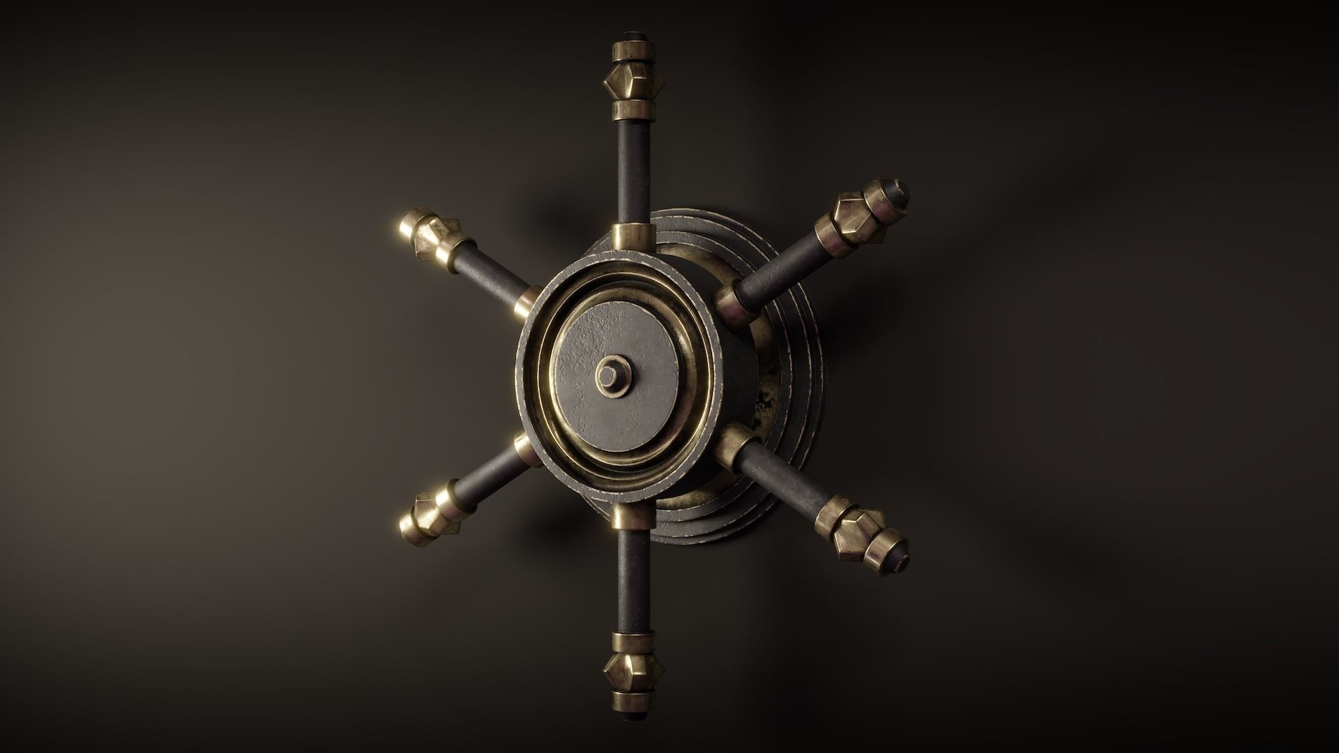 3D model Wheel Lever Mechanism VR / AR / low-poly | CGTrader