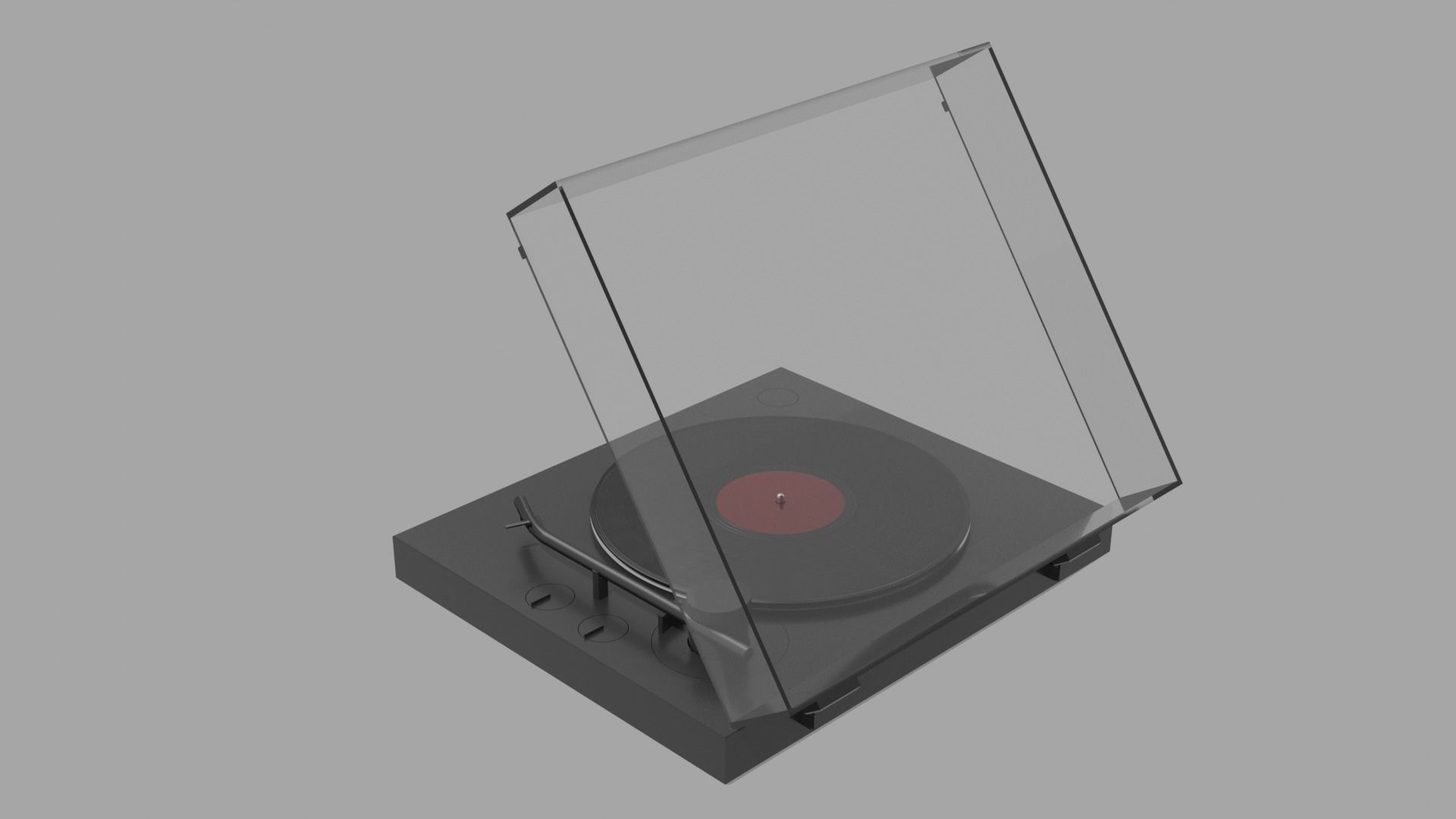 Sony Turntable Vinyl Record Player 3D model | CGTrader