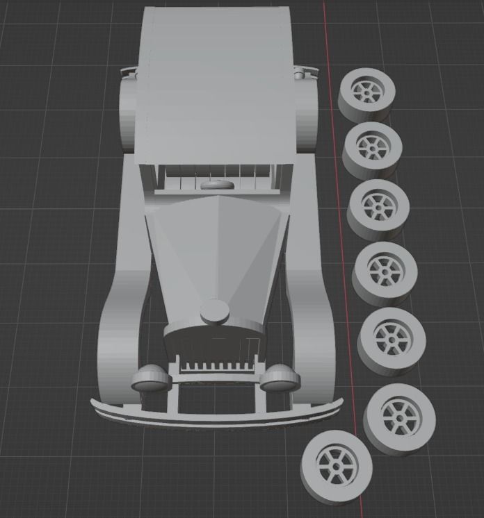 wacky races look like - bulletproof 3D model 3D printable | CGTrader