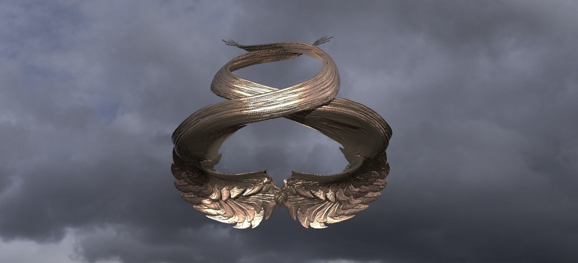 Wind Elements Wings Collection 3D model | CGTrader