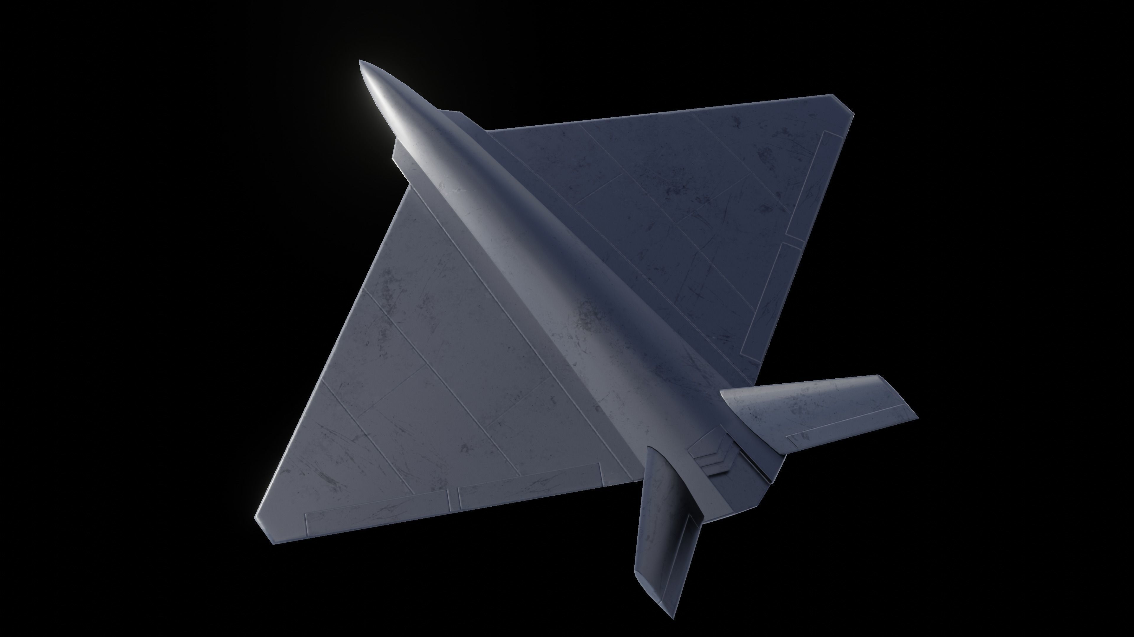 3D model FL-71 Chinese Fighter Drone VR / AR / low-poly | CGTrader