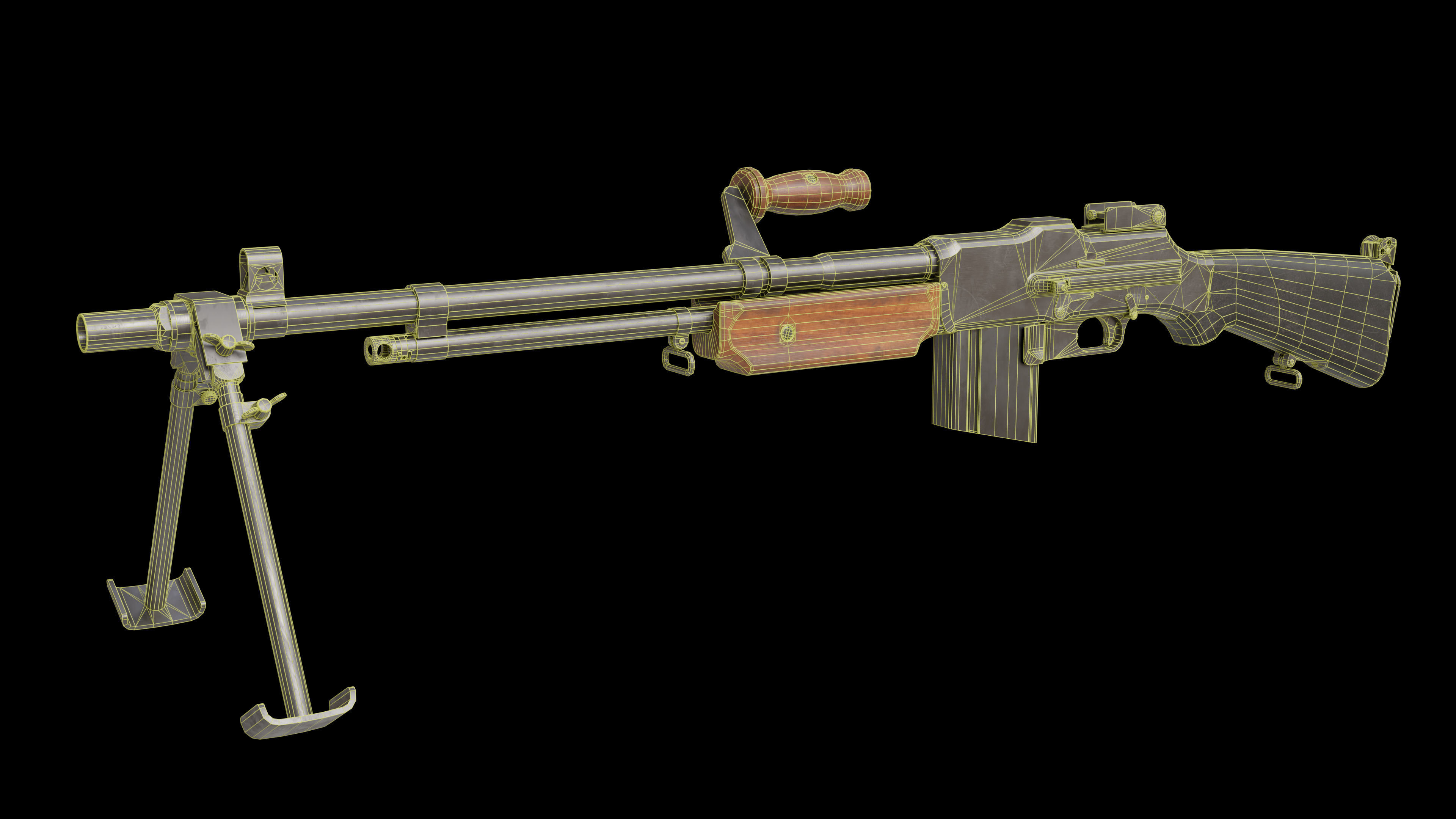 3D model BAR M 1918 VR / AR / low-poly | CGTrader