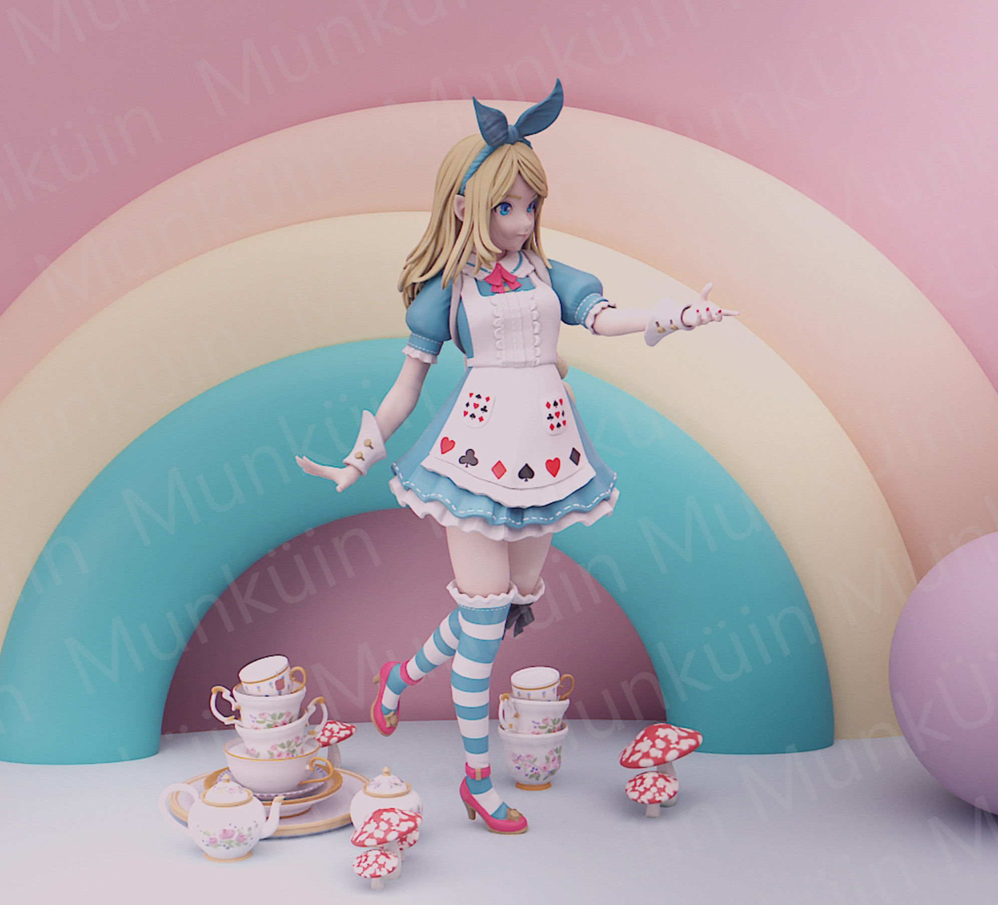 Alice 3D model 3D printable | CGTrader