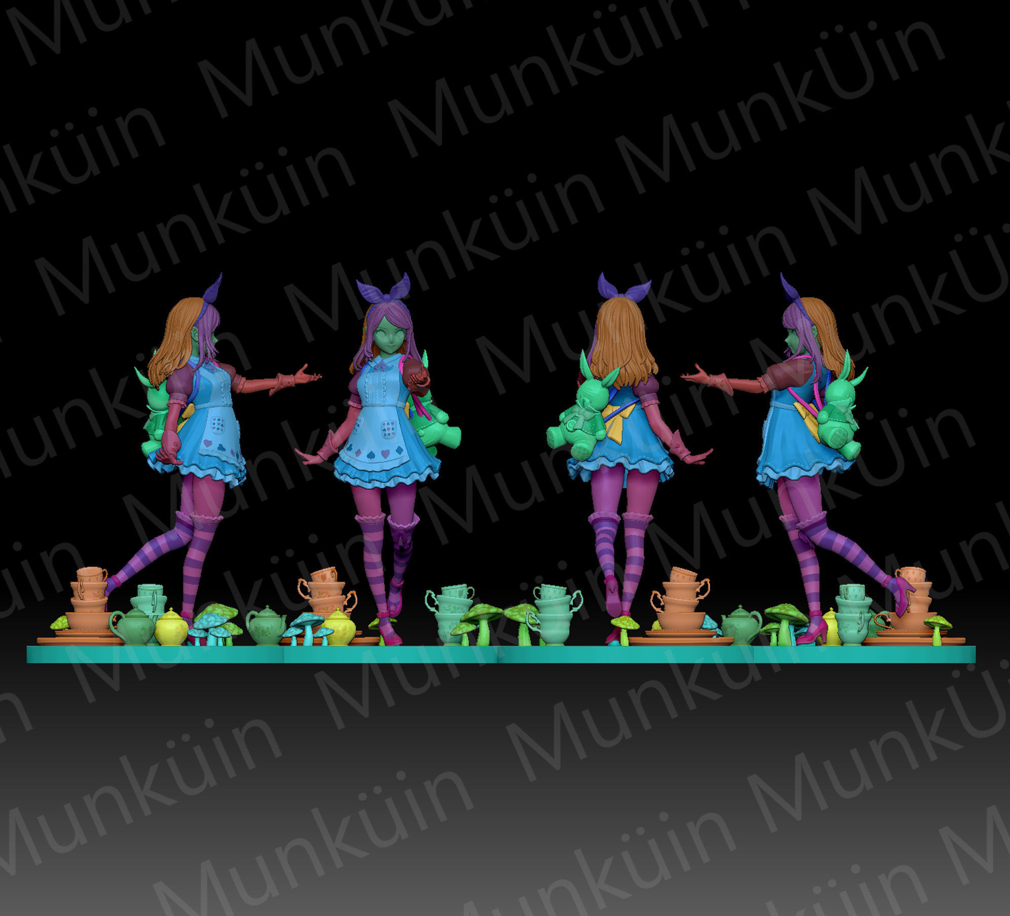Alice 3d Model 3d Printable Cgtrader