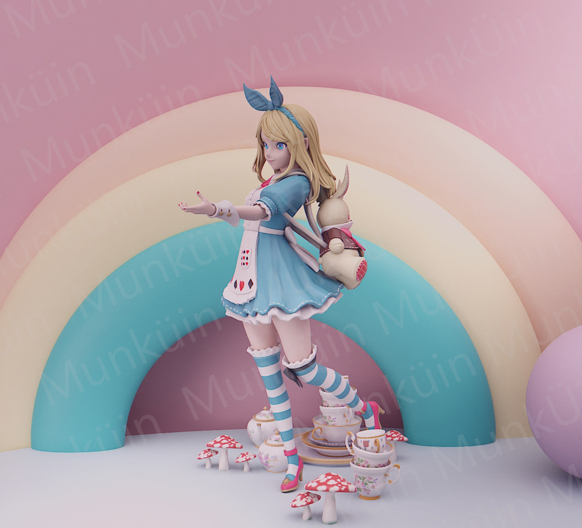 Alice 3D model 3D printable | CGTrader