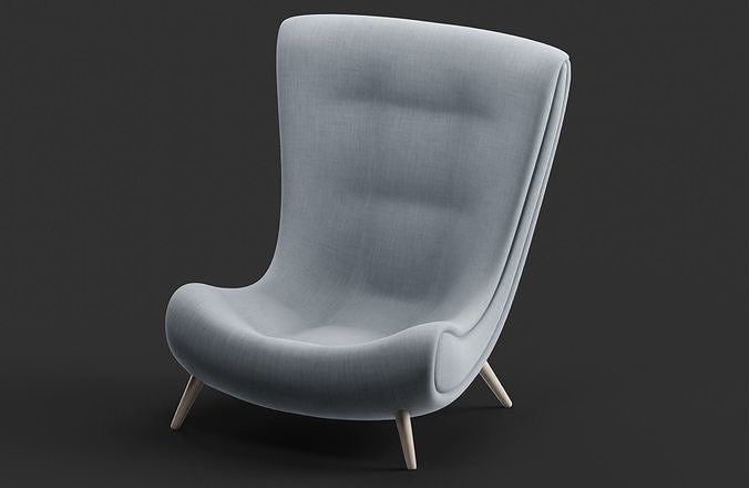 Reading Chair 3D model | CGTrader
