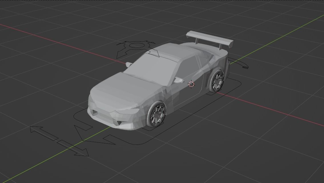 3D model lowpoly nissan s15 VR / AR / low-poly | CGTrader