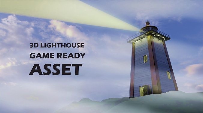 3D model Lighthouse - Low poly VR / AR / low-poly | CGTrader