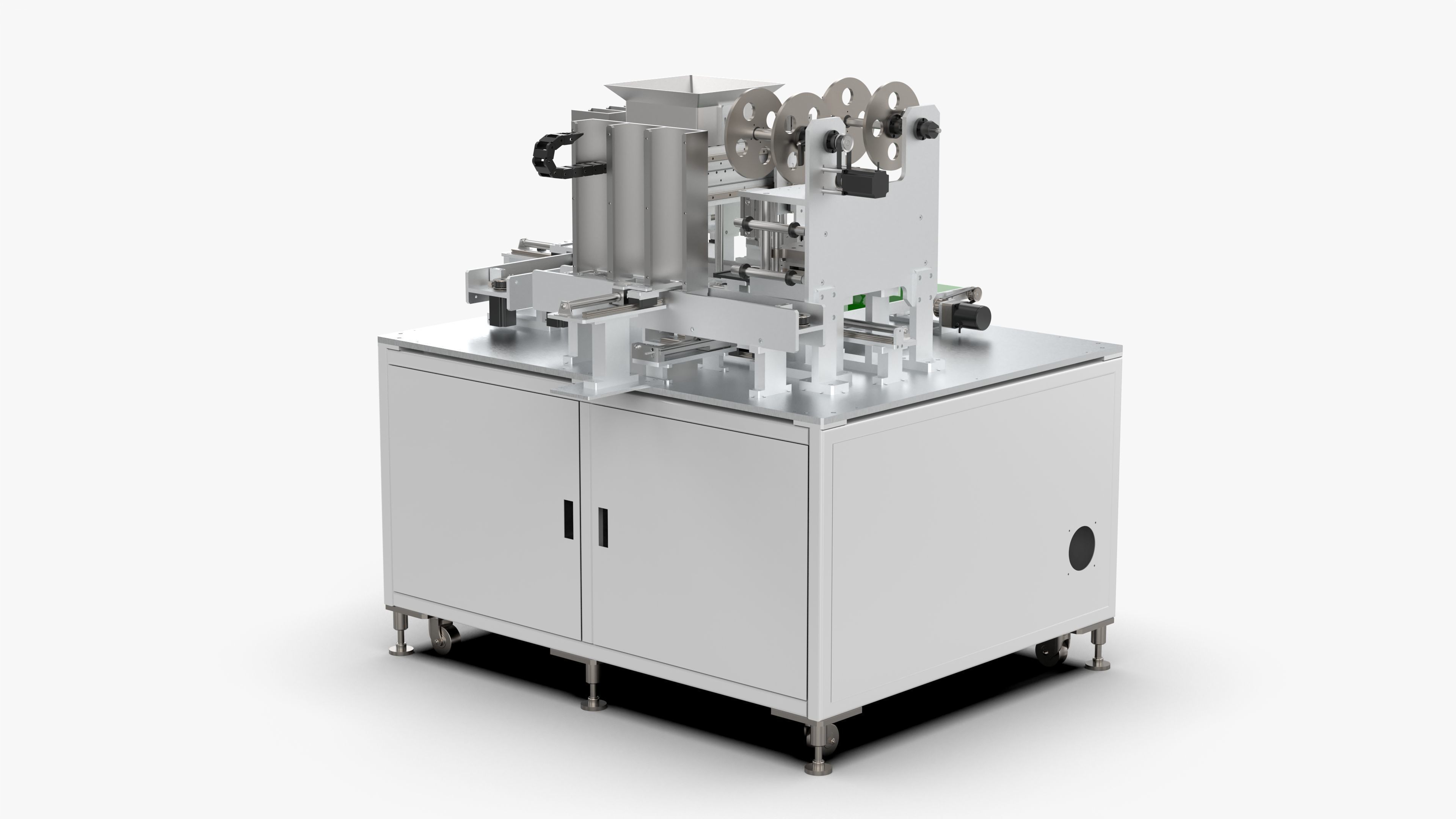 Automatic Foam Sticking Machine 3D model | CGTrader