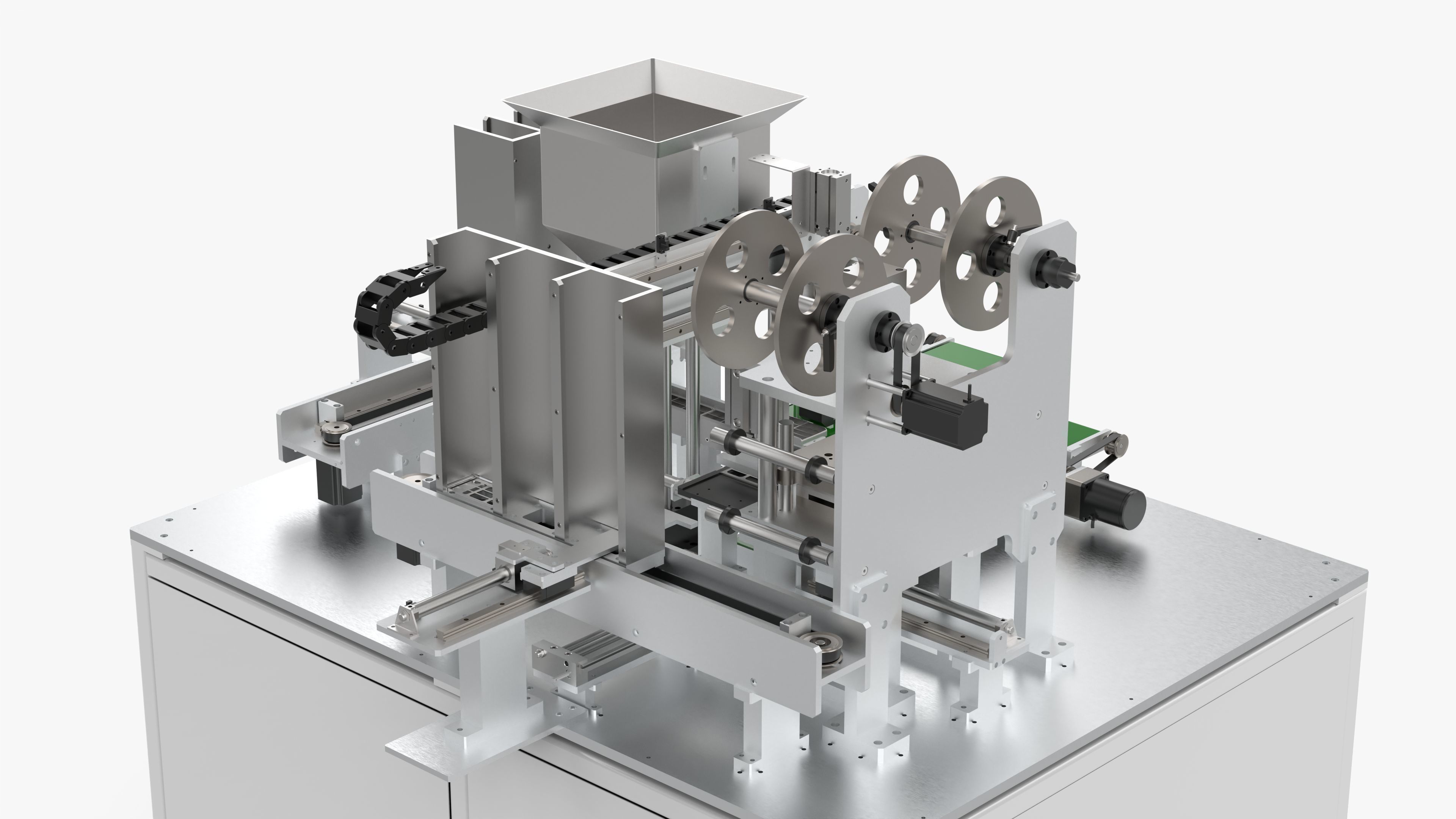 Automatic Foam Sticking Machine 3D model | CGTrader