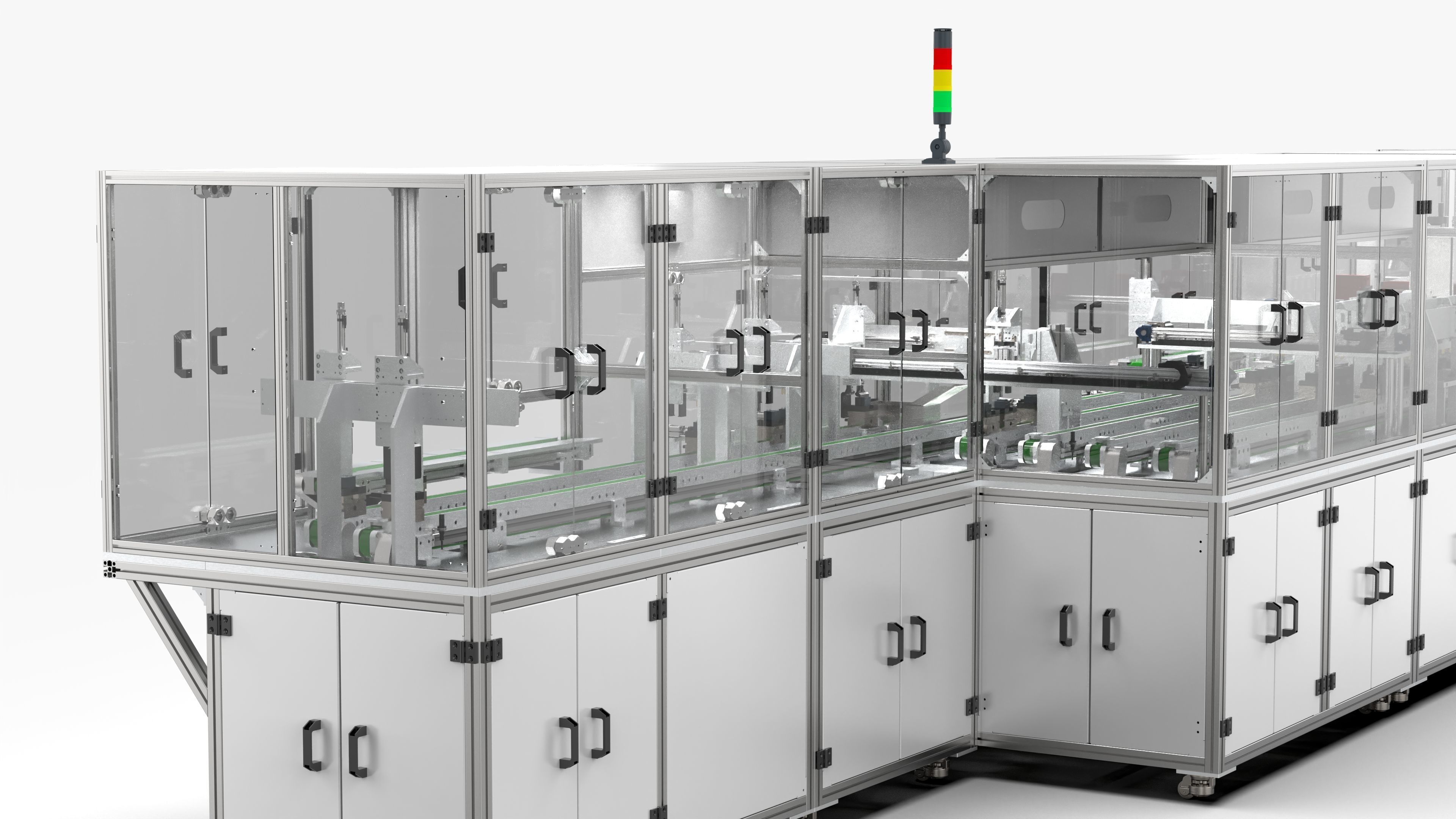 Transformer Shaping Test Sorting Production Line 3D model | CGTrader