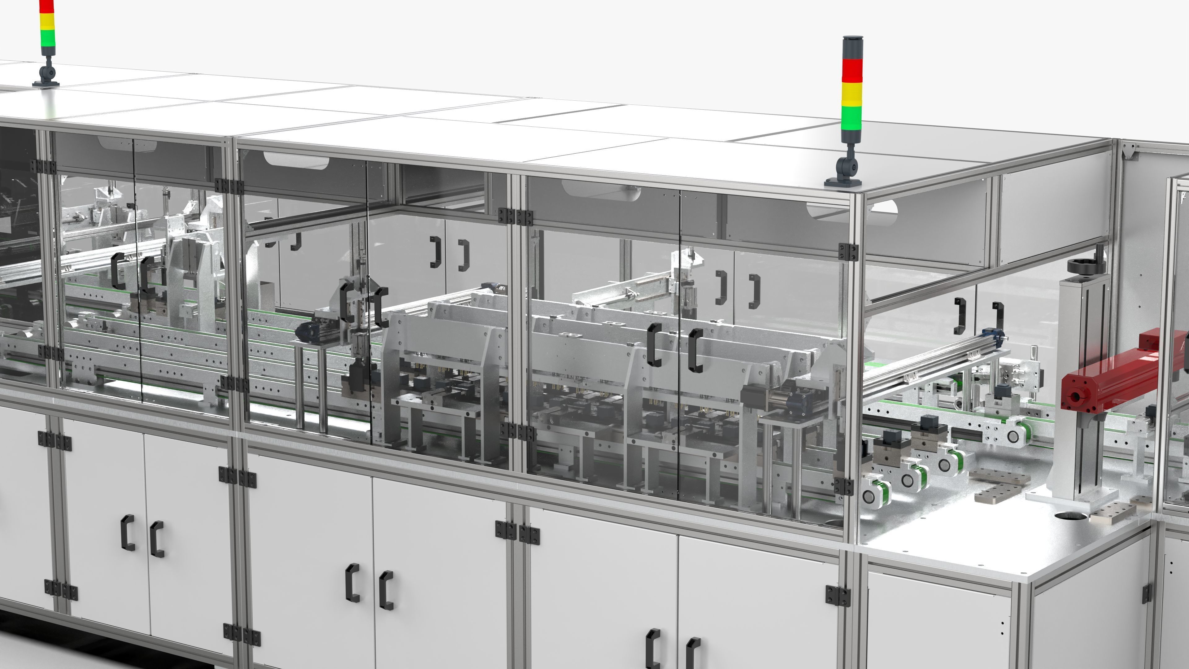 Transformer Shaping Test Sorting Production Line 3D model | CGTrader