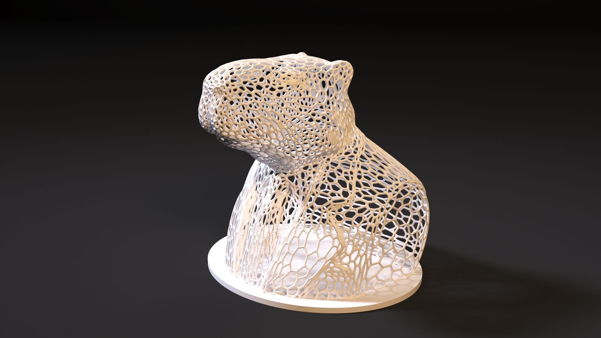 President Capybara 3D model 3D printable | CGTrader