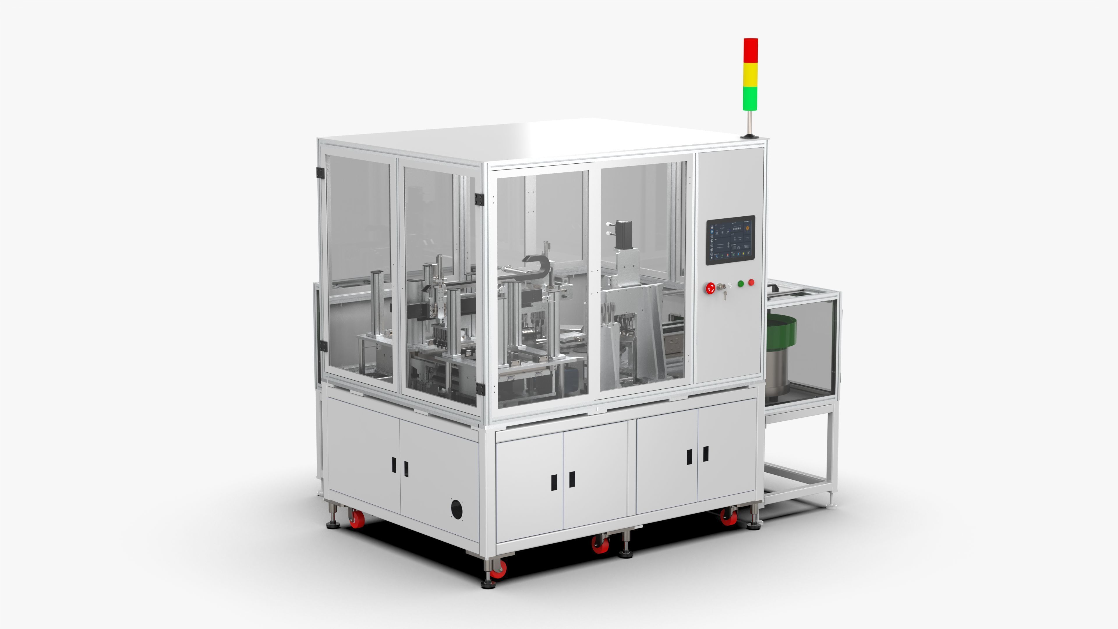 Automatic Spring Distribution and Assembly Swinging Machine 3D model ...