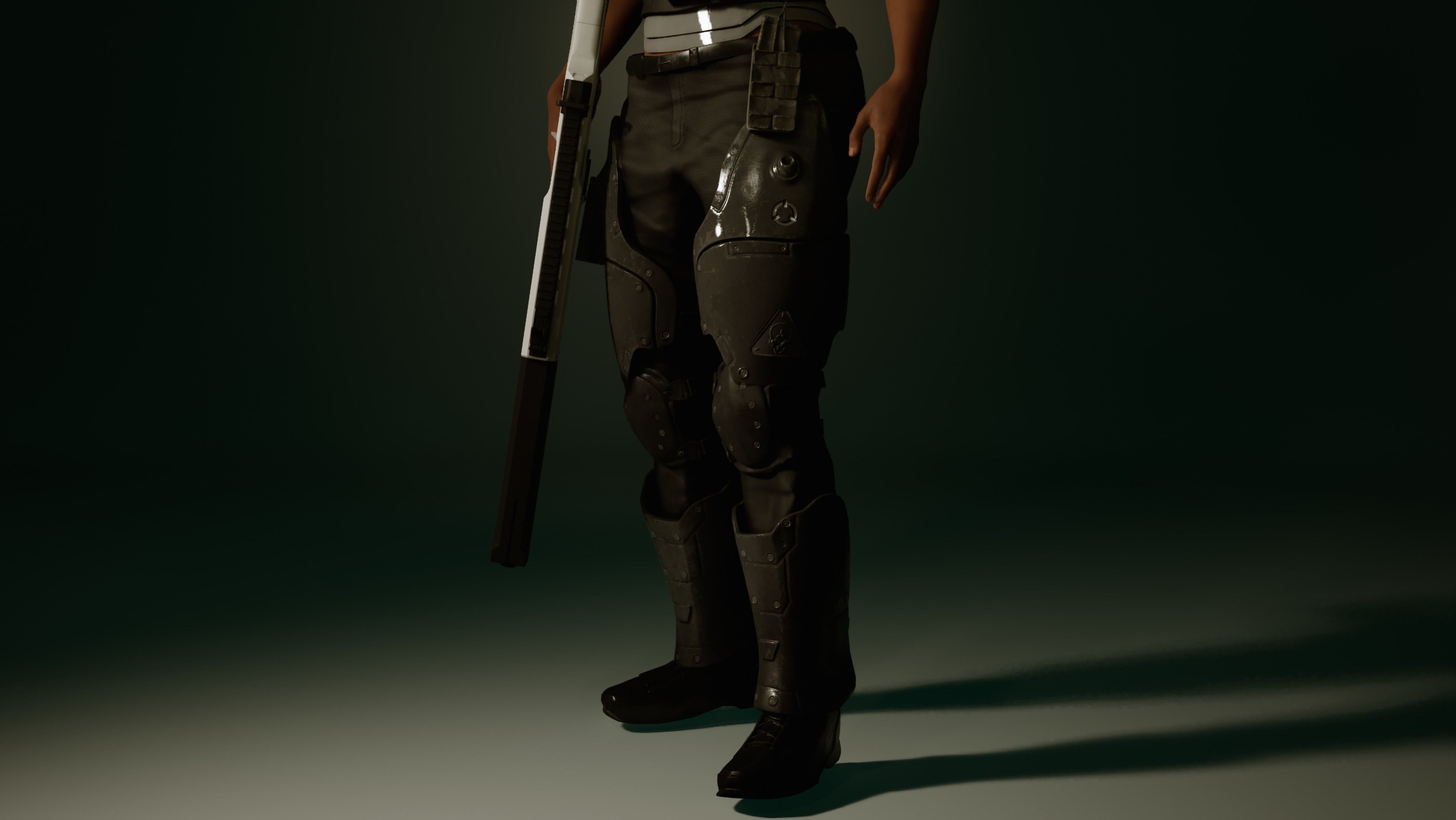 3D model Special forces outfit for Metahuman TallMed Female body VR ...