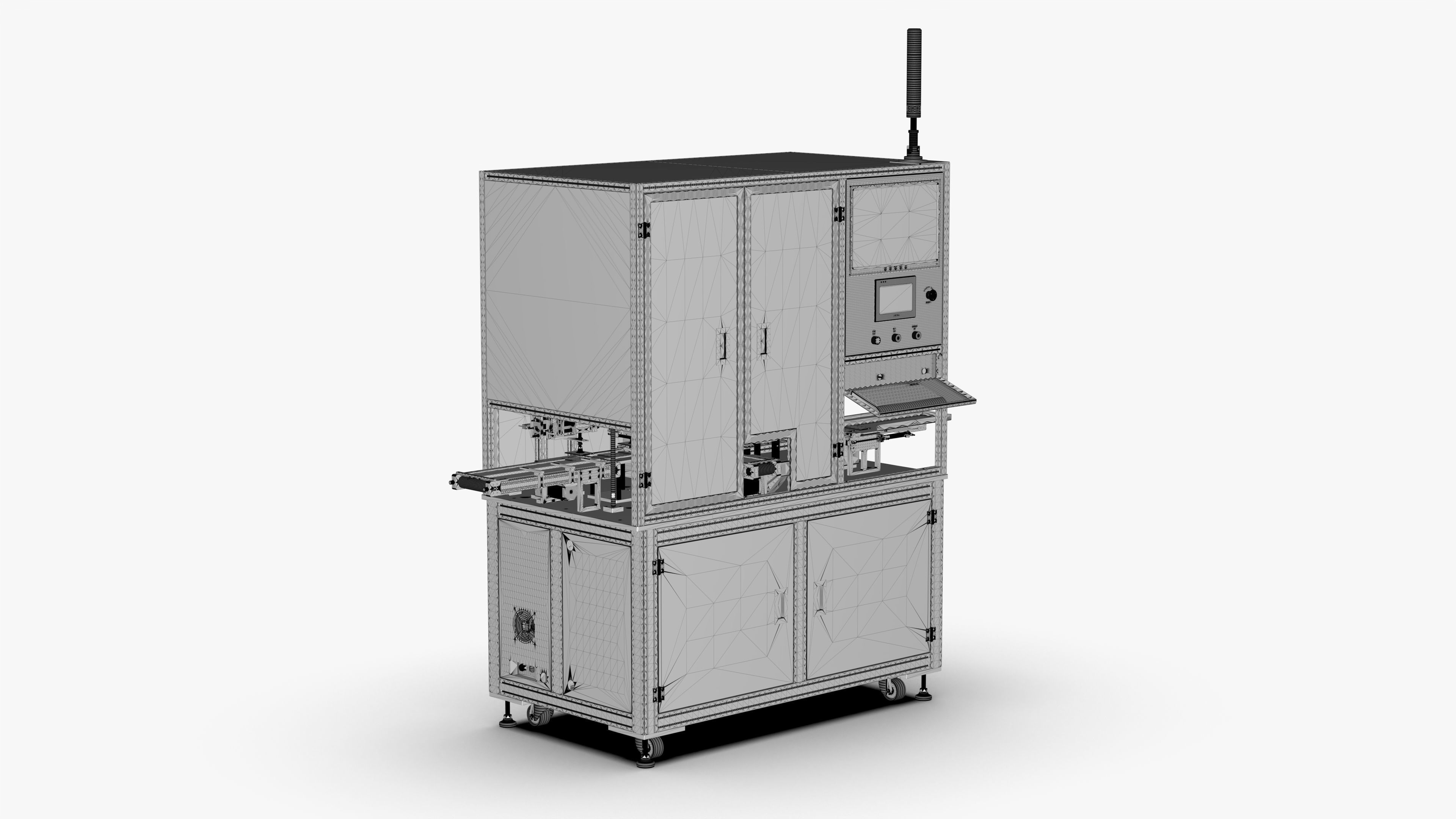 Automatic Soft Pack Battery Pack Measuring Machine 3D model | CGTrader